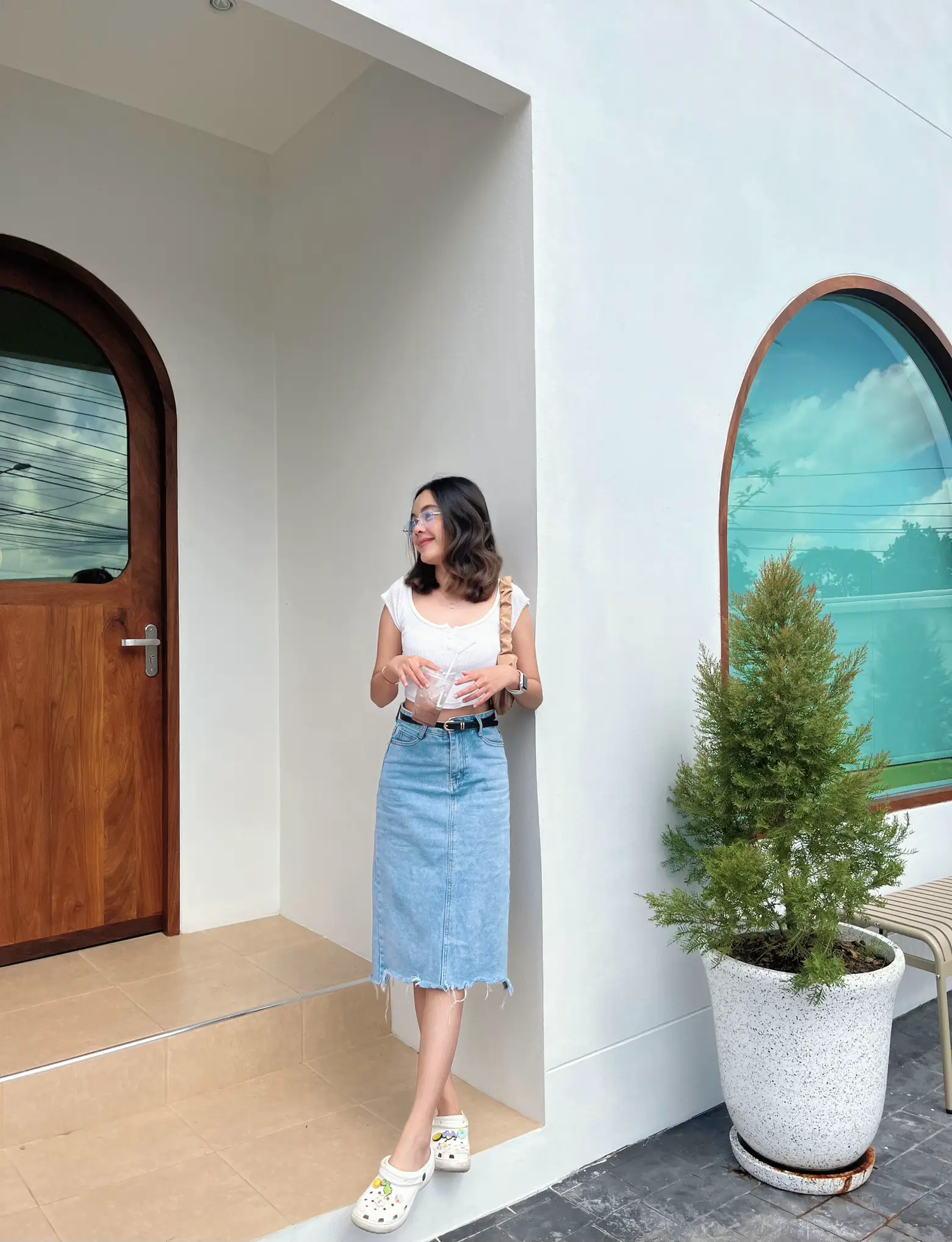 คาเฟ่บ้านโป่ง 🍰💘 | แกลเลอรีที่โพสต์โดย Am sari🫧 | Lemon8