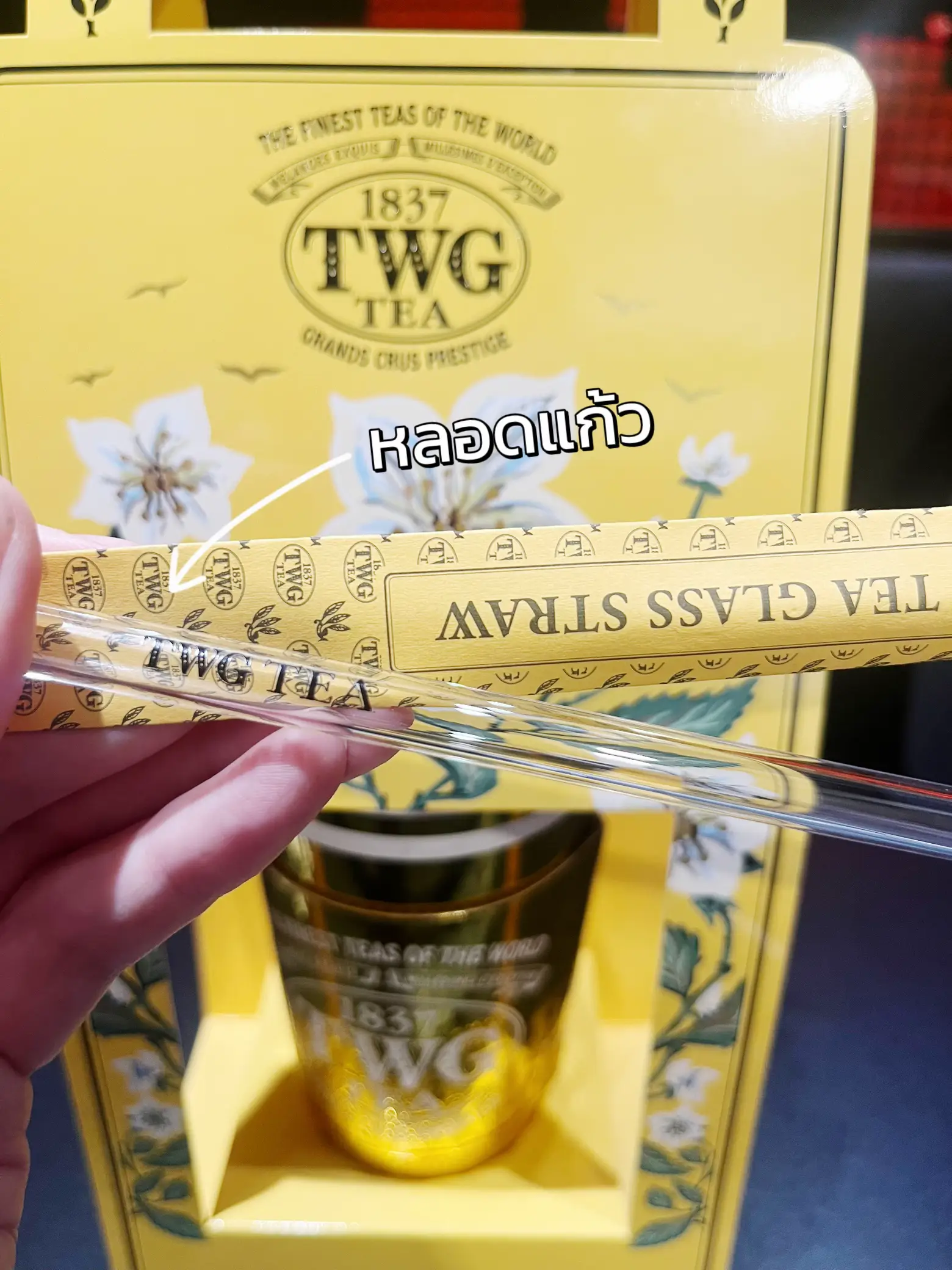รีวิว แก้วสีทองอร่าม TWG ถือไปมีแต่คนมอง แพคเกจสวย! | แกลเลอรีที่โพสต์โดย khongkwan | Lemon8