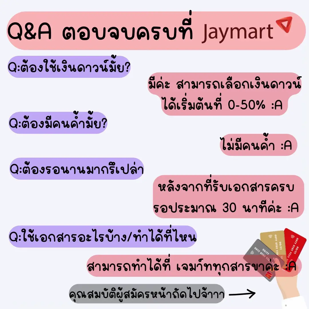 ถ้าไม่มีบัตรเครดิต💳 ผ่อนได้มั้ยน้าา | แกลเลอรีที่โพสต์โดย JM RS Surin | Lemon8