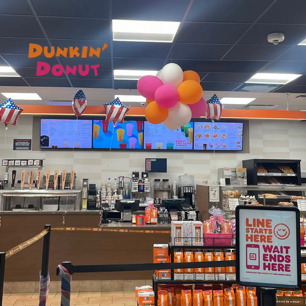 รีวิว work & travel EP.1 | Dunkin’ 🇺🇸🥤🍩 | แกลเลอรีที่โพสต์โดย aombrss ...