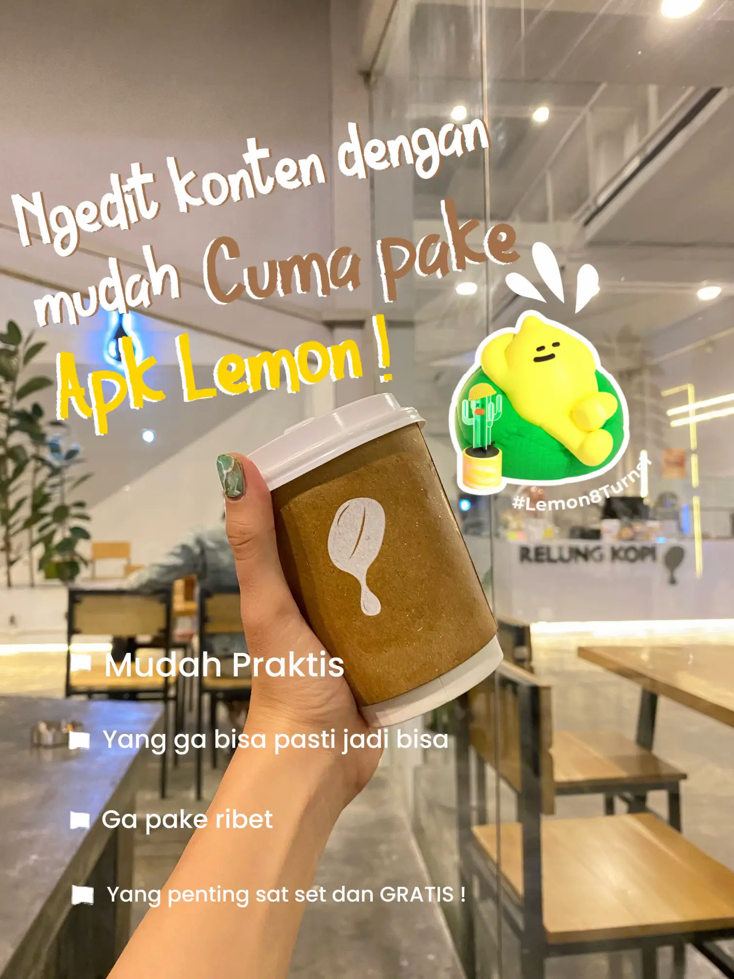 NGEDIT KONTEN MUDAH DENGAN LEMON 🫣😲🍋‼️ MARICOB | Galeri diposting oleh Royanda giok | Lemon8
