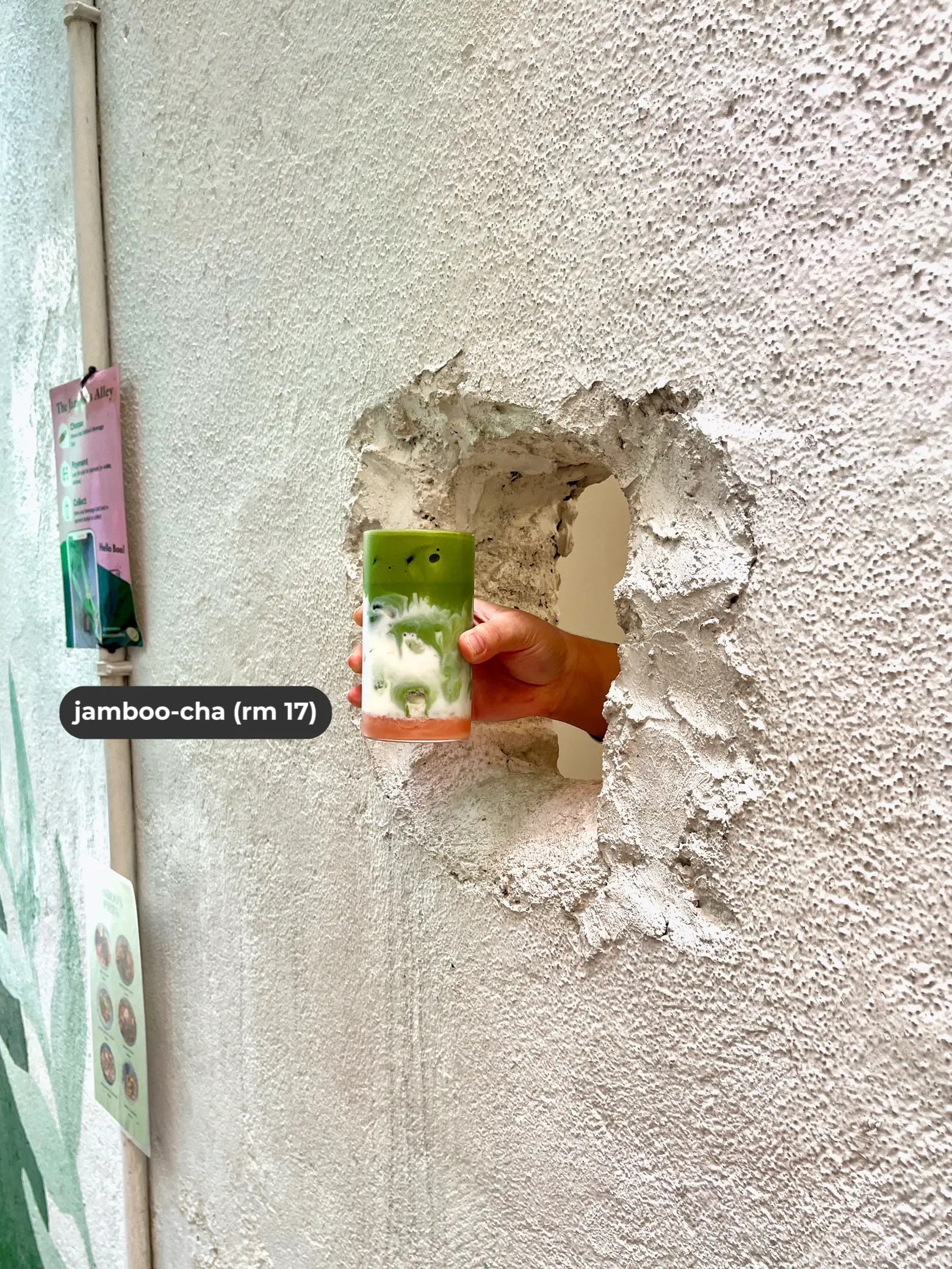 this cafe serves drinks thru a hole in the wall- 😎 | Gallery posted by ...