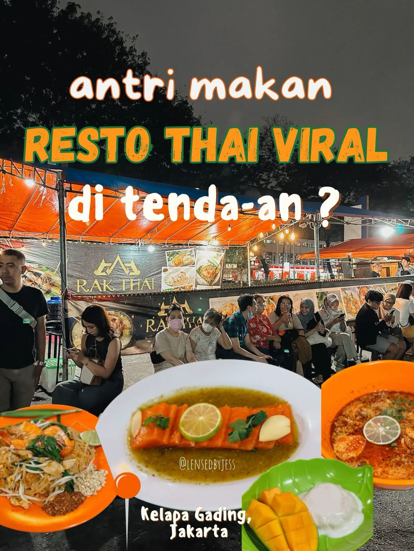 🇹🇭ANTRI 2 JAM MAKAN DI RESTO THAI VIRAL TENDAAN⁉️🇹🇭 | Galeri diposting ...