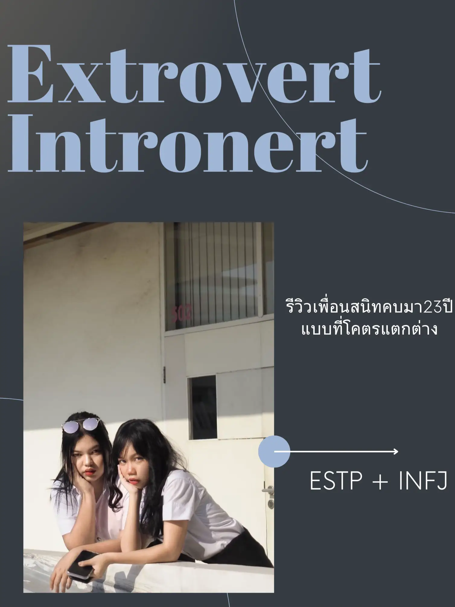 เมื่อมีเพื่อนเป็นintrovert และเรา extrovert!!! | แกลเลอรีที่โพสต์โดย Mew | Lemon8