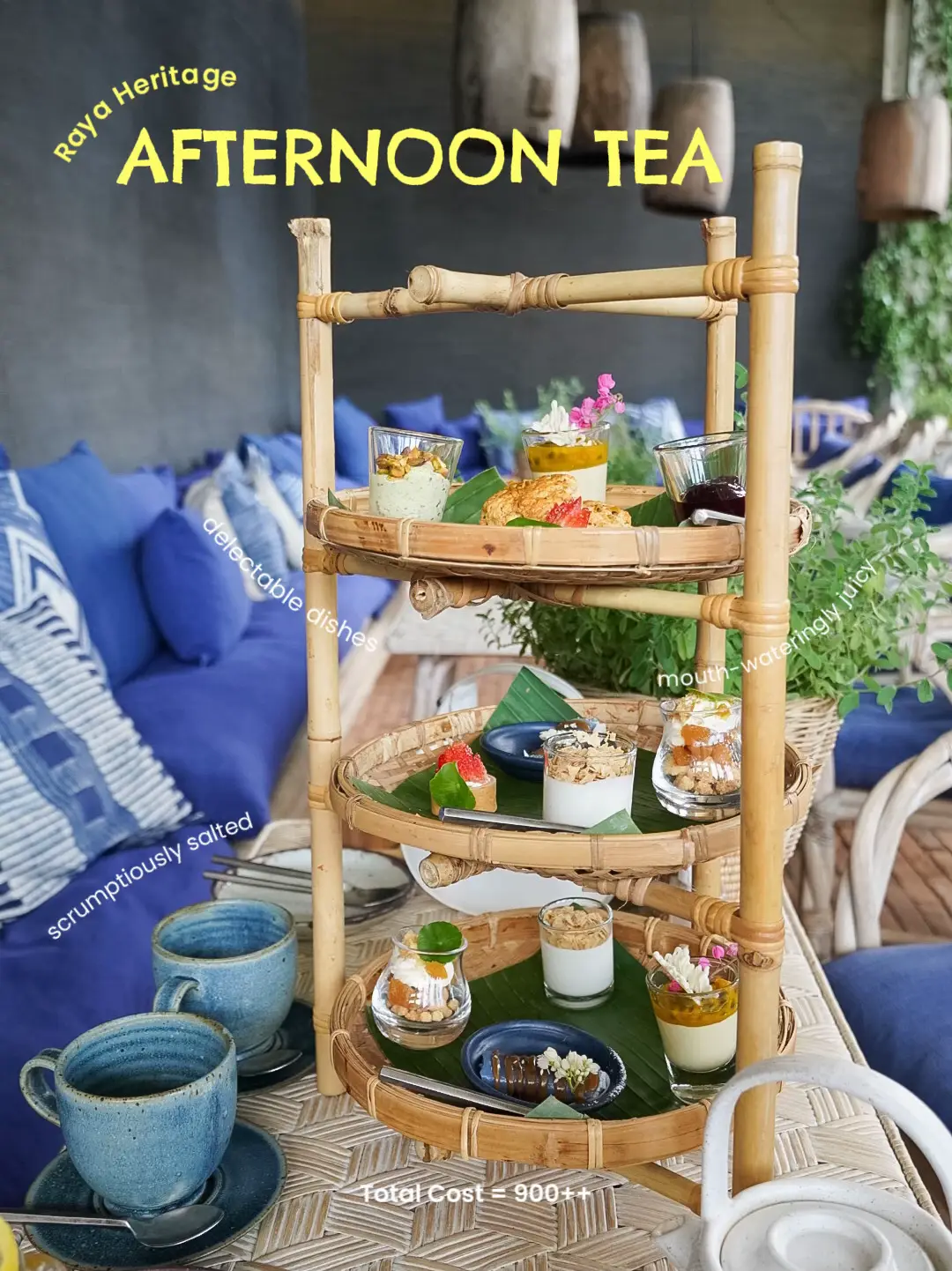 ไม่ต้องเข้าพักก็ทานได้ Afternoon tea @Raya heritage กัน 🍮 | แกลเลอรีที่ ...