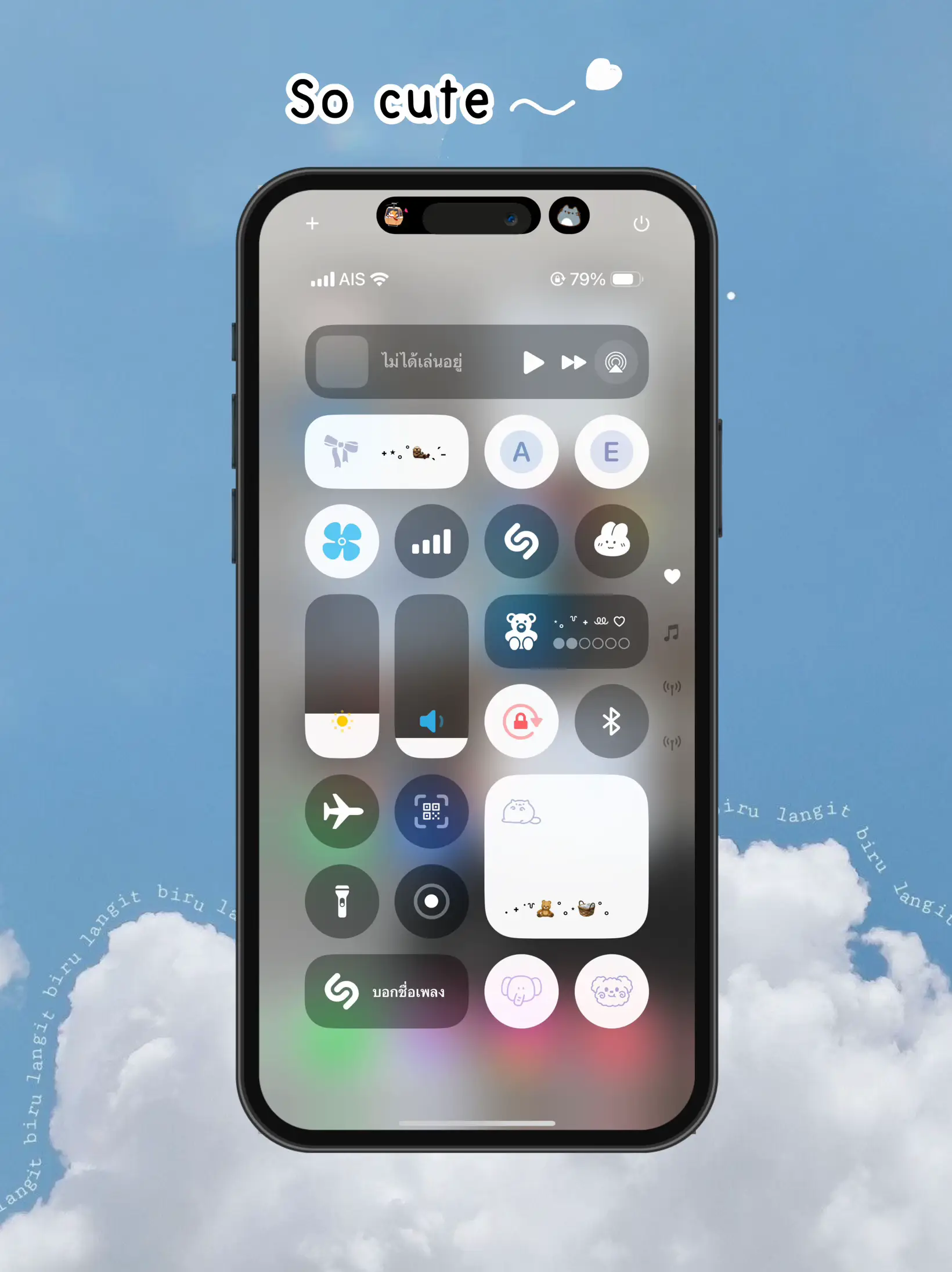 อัพ iOS18 แล้วมาแต่ง control center ศูนย์ควบคุมกัน 🧸* ｡ | แกลเลอรีที่โพสต์โดย Abae 🌻 ꔛ🌵 ‧ | Lemon8