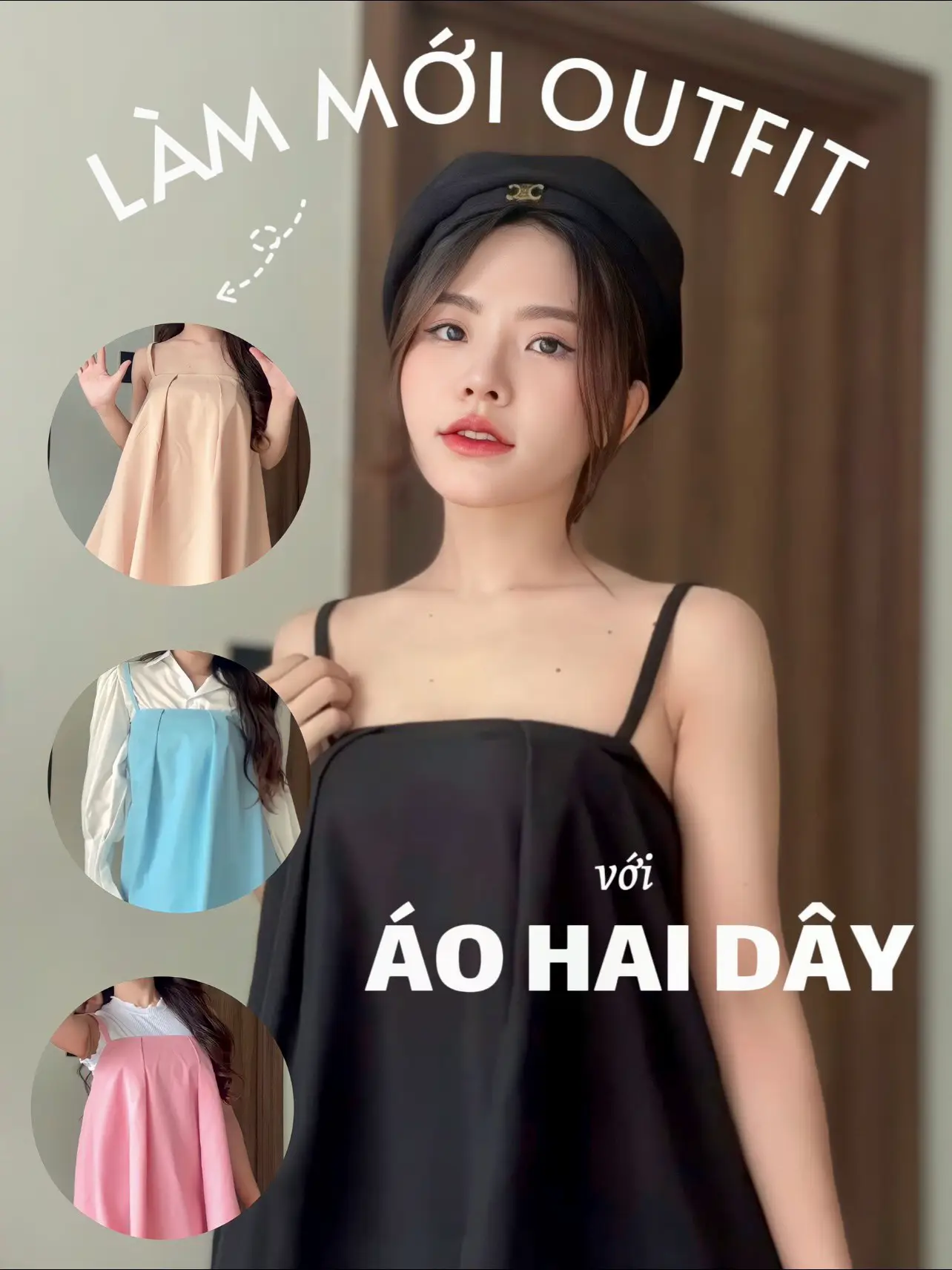 Gợi ý phối đồ với Áo Hai Dây | Video do Cô Ngân Rì Viu đăng | Lemon8