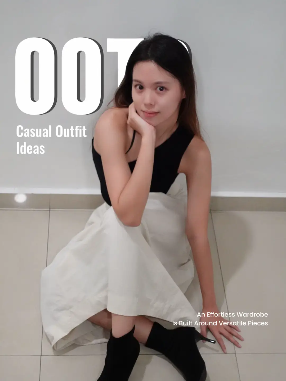 OOTD: Trying out low-rise skirt. Works well! | Galeri disiarkan oleh Dahlia | Lemon8
