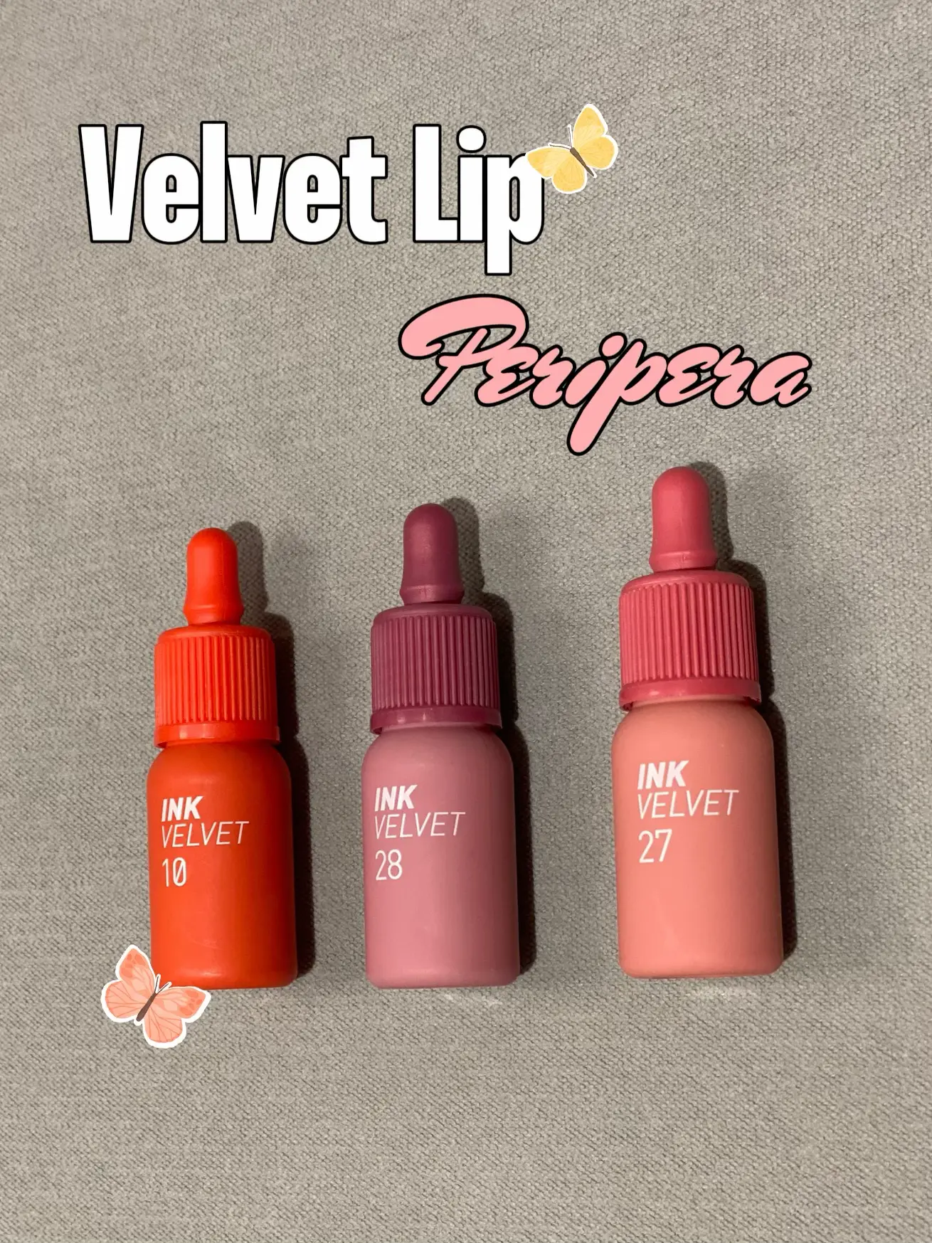 ลิปติดทน Peripera Velvet Lip | แกลเลอรีที่โพสต์โดย Bun&Bear | Lemon8