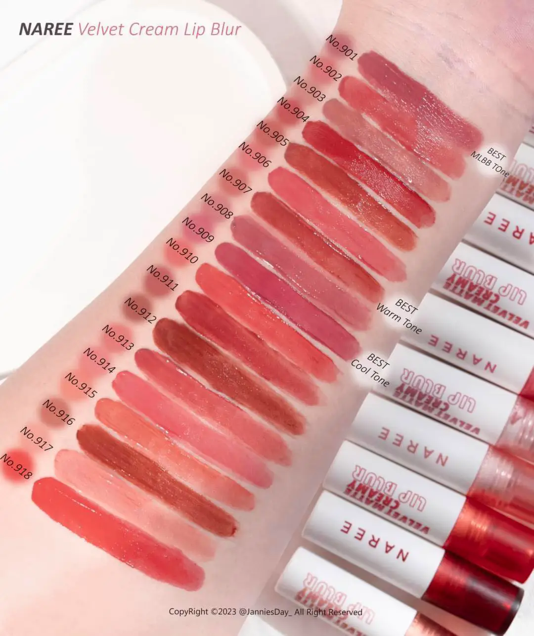 รีวิวลิป!💗 NAREE Velvet Matte Creamy lip blur #907 | แกลเลอรีที่โพสต์ ...