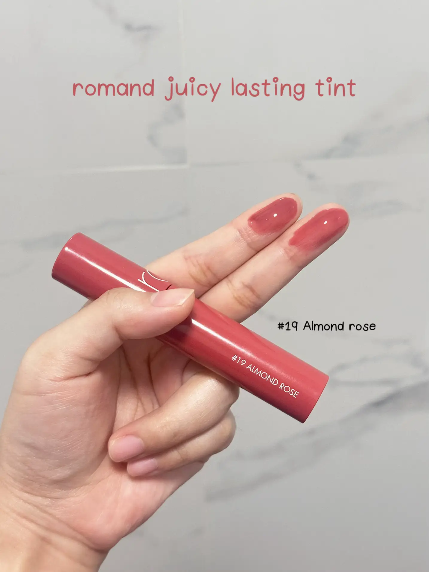 Romand juicy lasting tint #19 | แกลเลอรีที่โพสต์โดย ♡ ̎♡ | Lemon8
