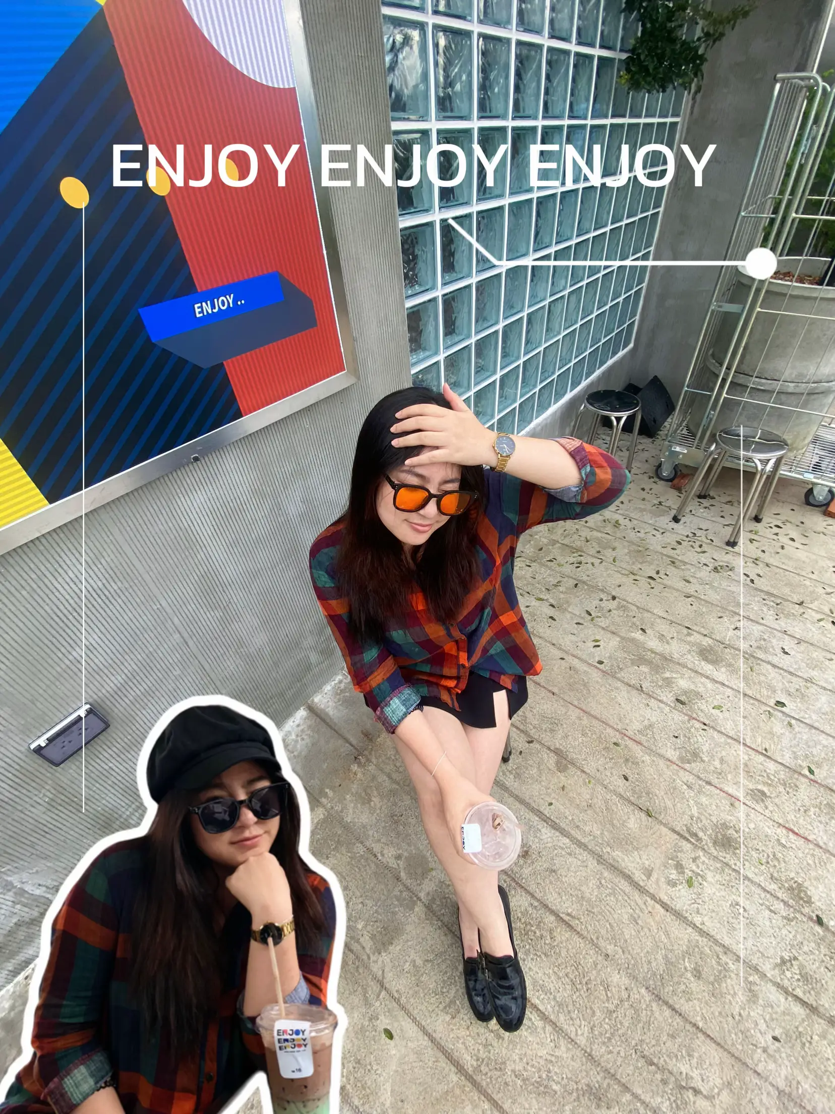 ENJOY ENJOY ENJOY คาเฟ่ | แกลเลอรีที่โพสต์โดย Malookmook | Lemon8