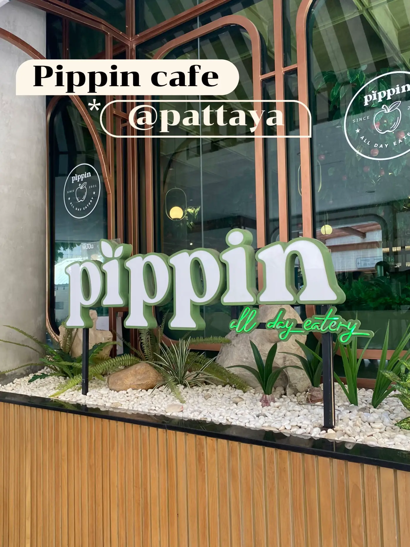 pippin cafe @pattaya | แกลเลอรีที่โพสต์โดย Knockknock | Lemon8