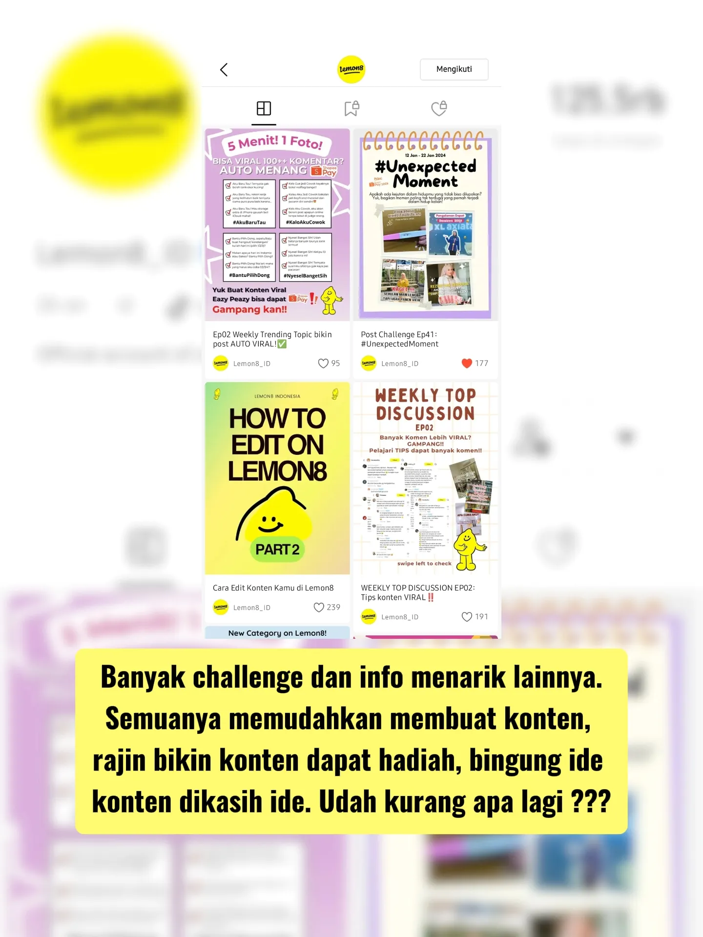 LEMON8 GAK BISA DIAM ‼️ BIKIN AKU JADI ️ | Galeri diposting oleh Miss Pricilia ️ | Lemon8