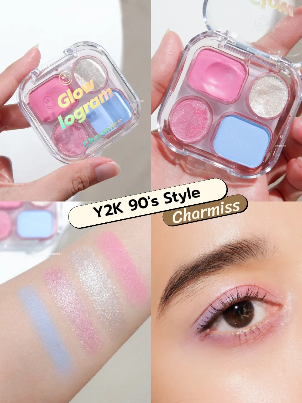 แต่งตาแบบ Y2K 90's Style | แกลเลอรีที่โพสต์โดย memayerr | Lemon8