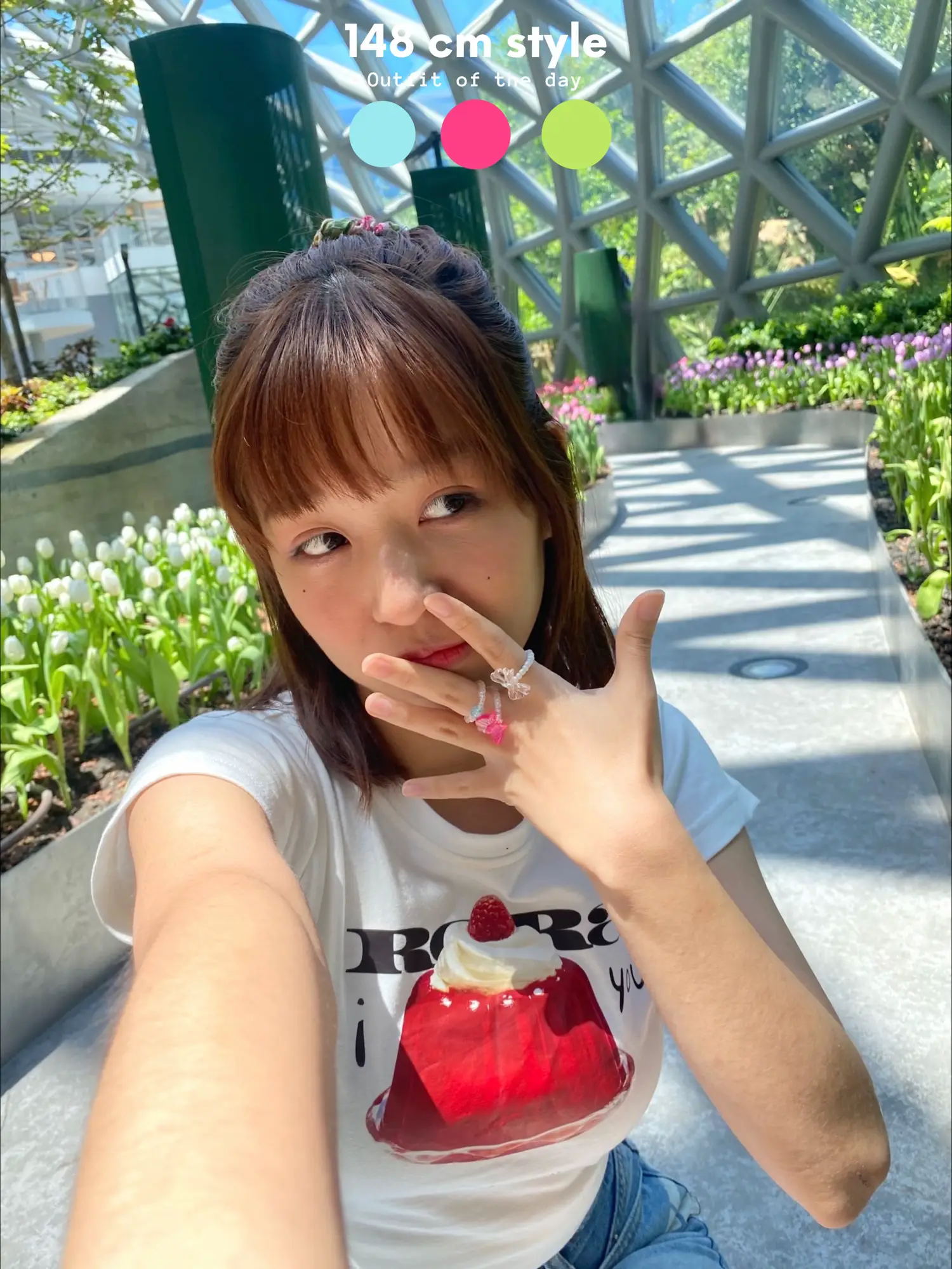 👖148cm’s OOTD | แต่งตัวน้อยๆให้ดูเยอะได้ ด้วย Baggy jeans | แกลเลอรีที่โพสต์โดย pattaling.🏔 | Lemon8