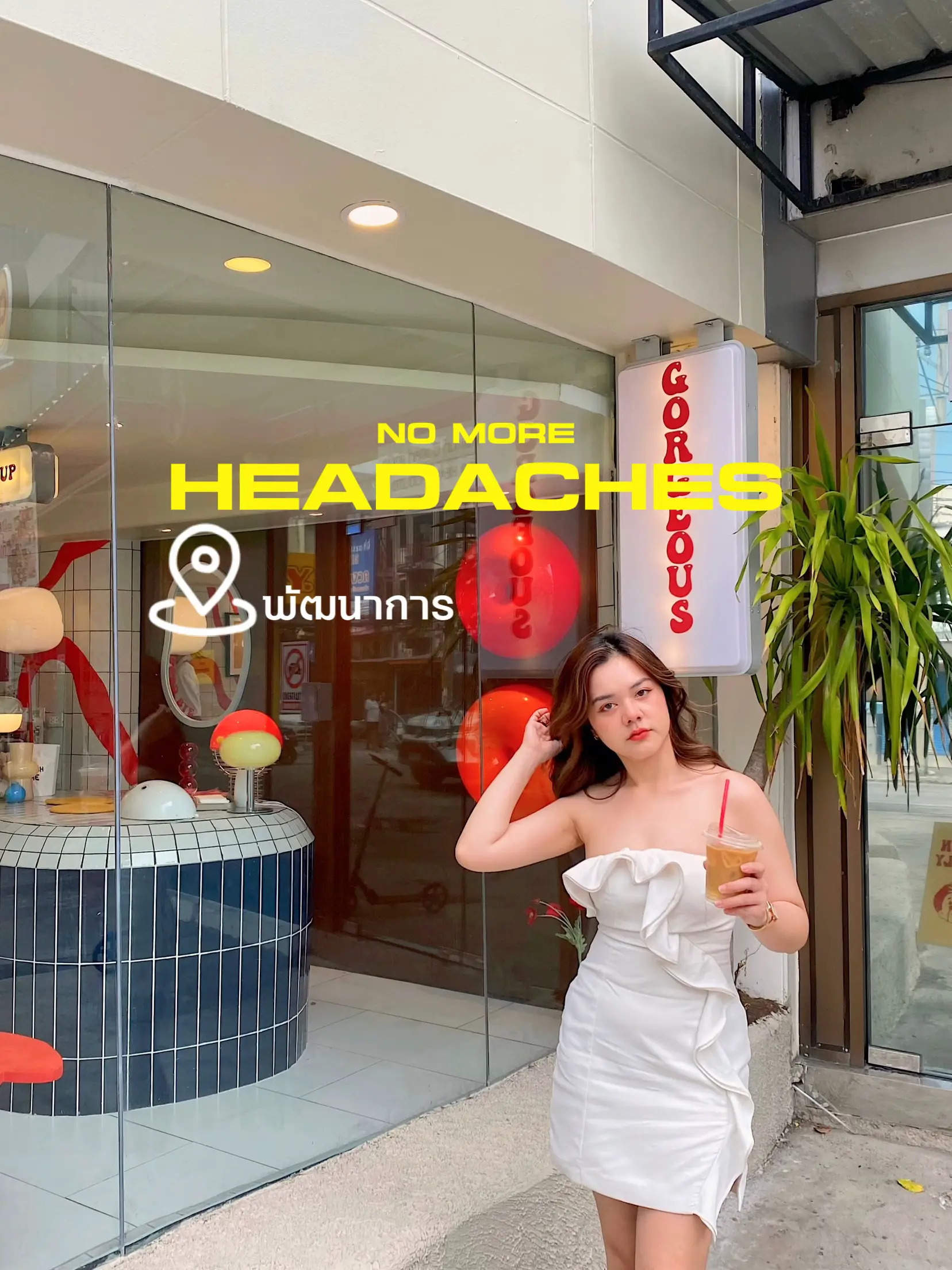 คาเฟ่เปิดใหม่พัฒนาการ | No more headaches ️ | Galeri disiarkan oleh Aomsinspk | Lemon8