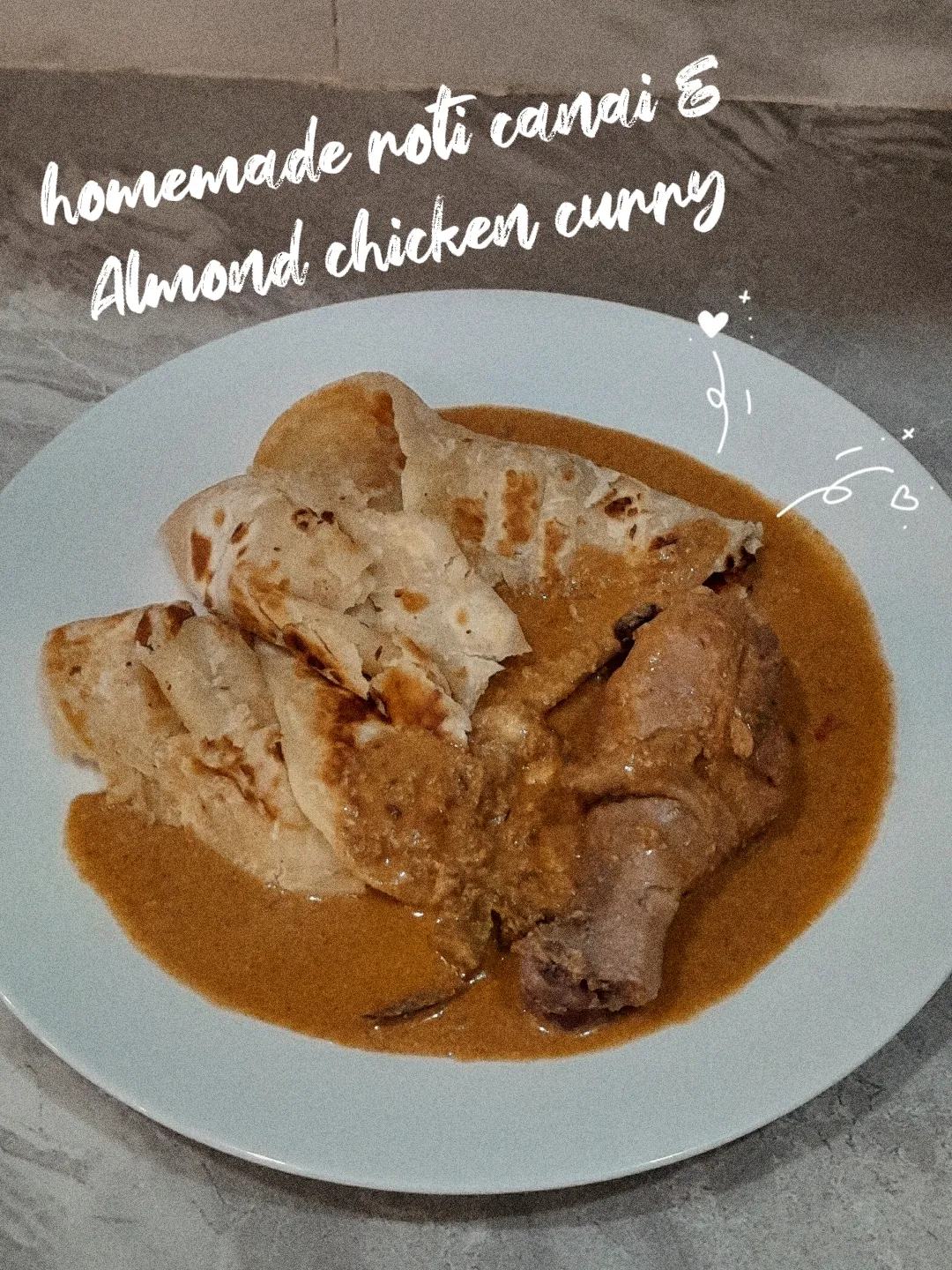 Roti canai & Almond chicken curry | Galeri disiarkan oleh pastel paste ...