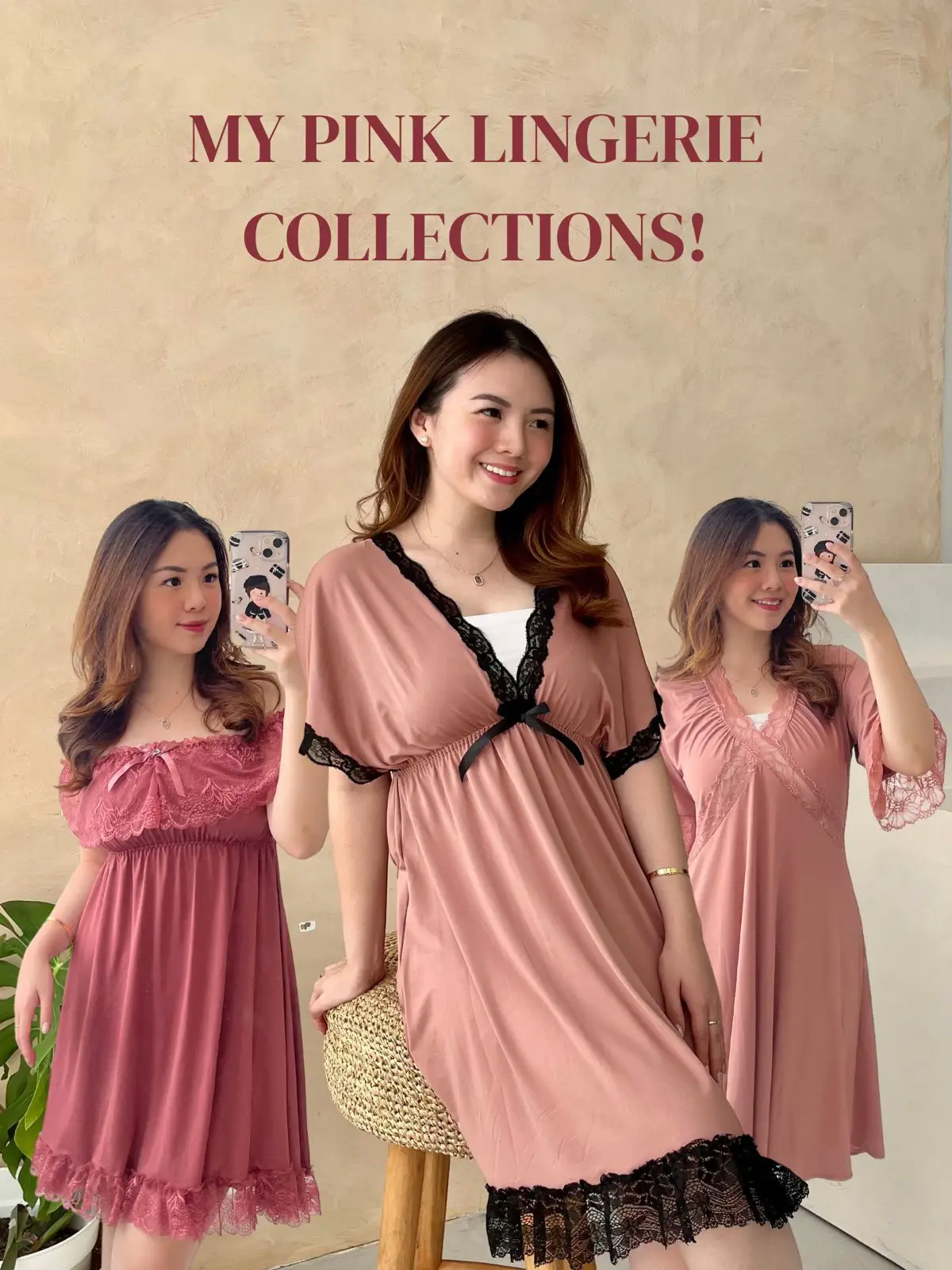 MY PINK LINGERIE COLLECTIONS 💕💕💕 | Galeri diposting oleh Gabrielle Wangs | Lemon8