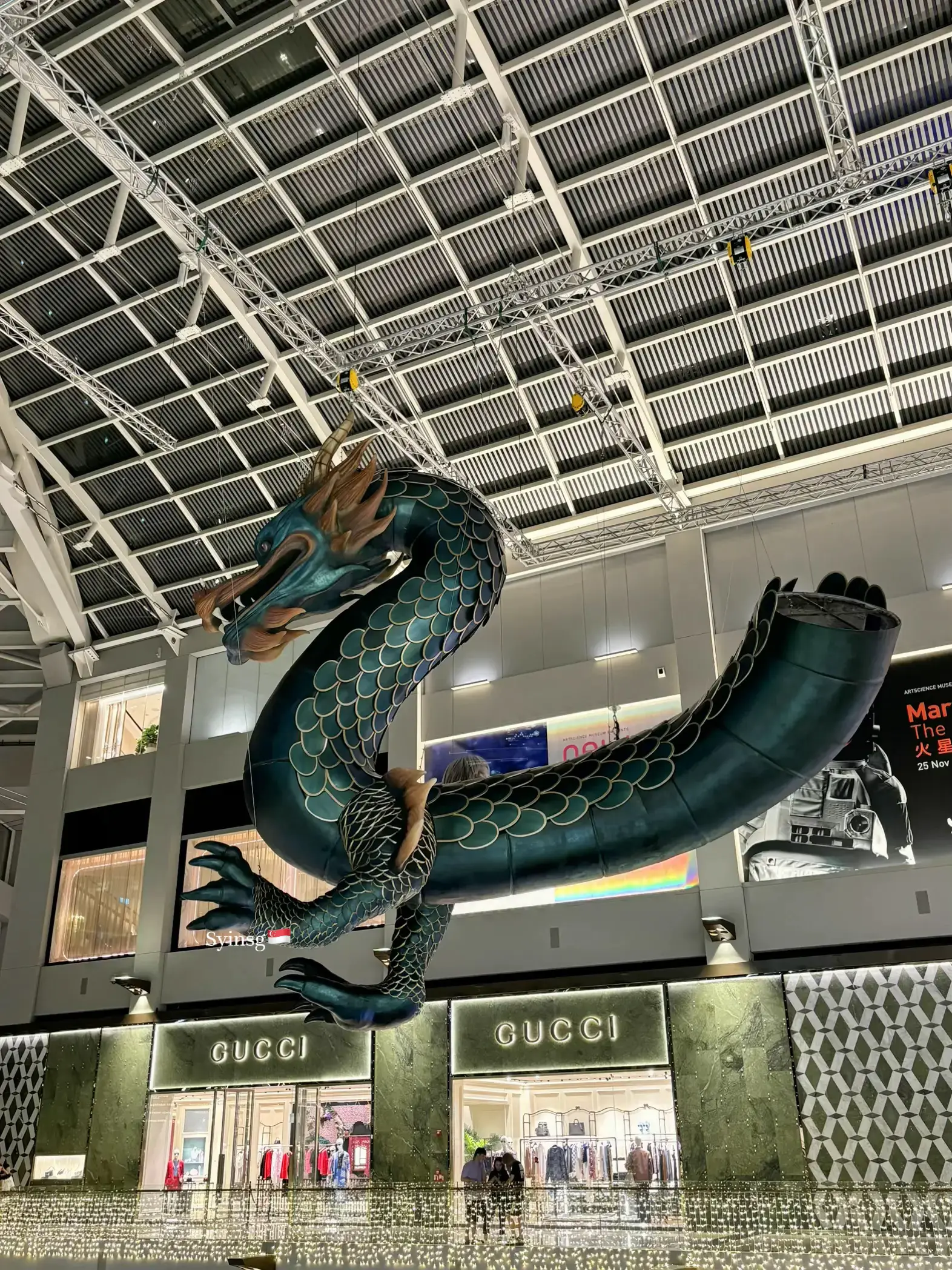 MBS Half Dragon hang in mid-air🤣🐉🐲 | Gallery posted by SYinSG🇸🇬 | Lemon8