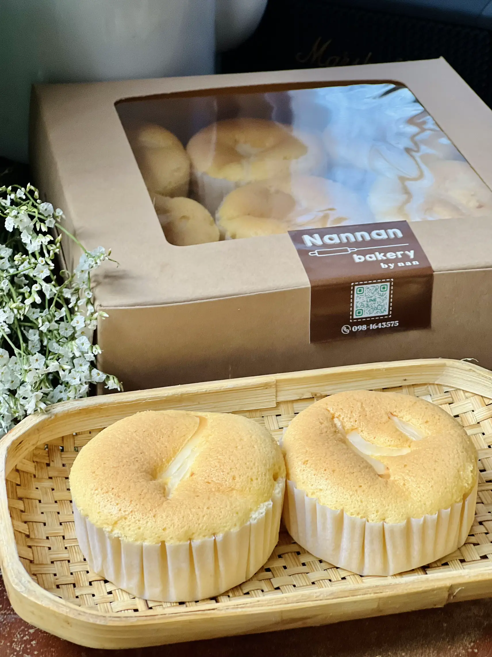 ชิฟฟ่อนมะพร้าวอ่อนใส้ล่ลาวา#นนทบุรี | แกลเลอรีที่โพสต์โดย Nannan bakery | Lemon8