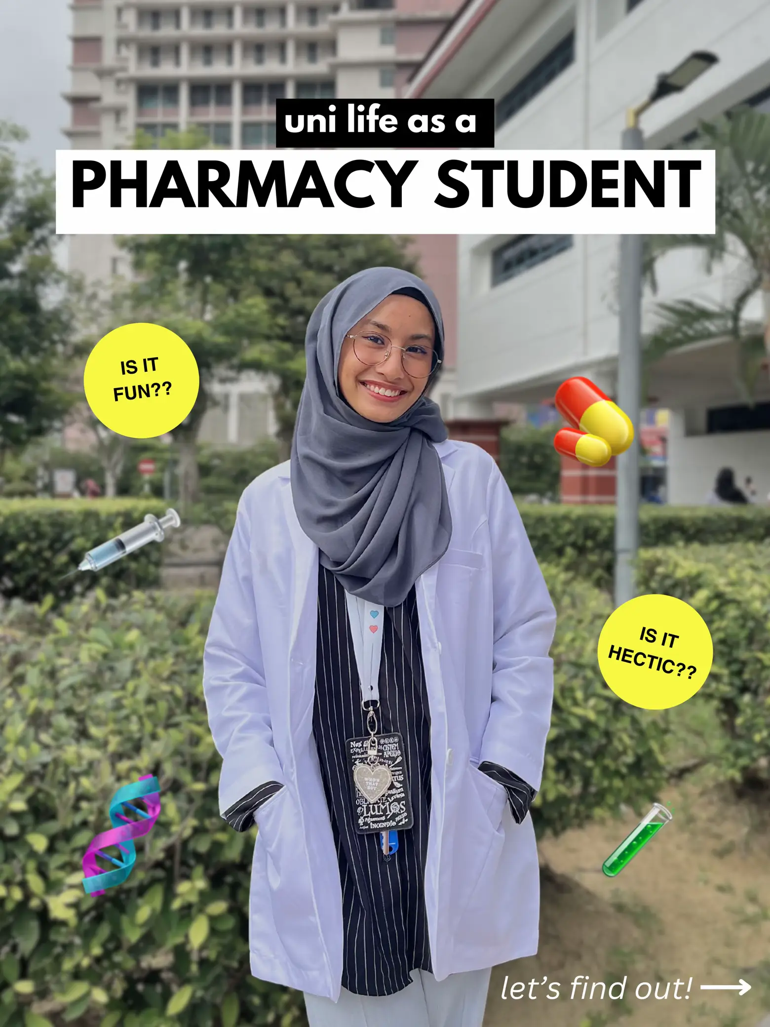 my Uni life as a pharmacy student 👩🏻‍⚕️💊💉 | Galeri disiarkan oleh Hanan Azman | Lemon8