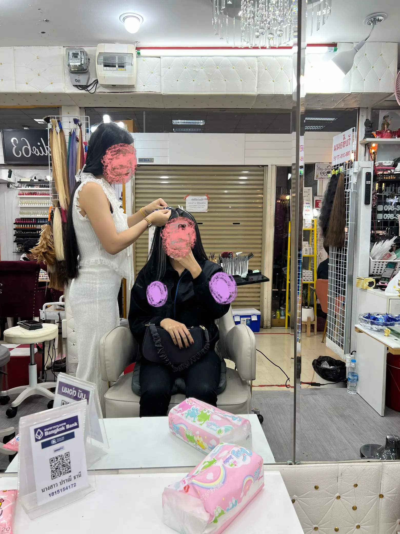 ต่อผมไฮไลท์ ครั้งแรกกกก🤍 | แกลเลอรีที่โพสต์โดย Anyarin🎀 | Lemon8