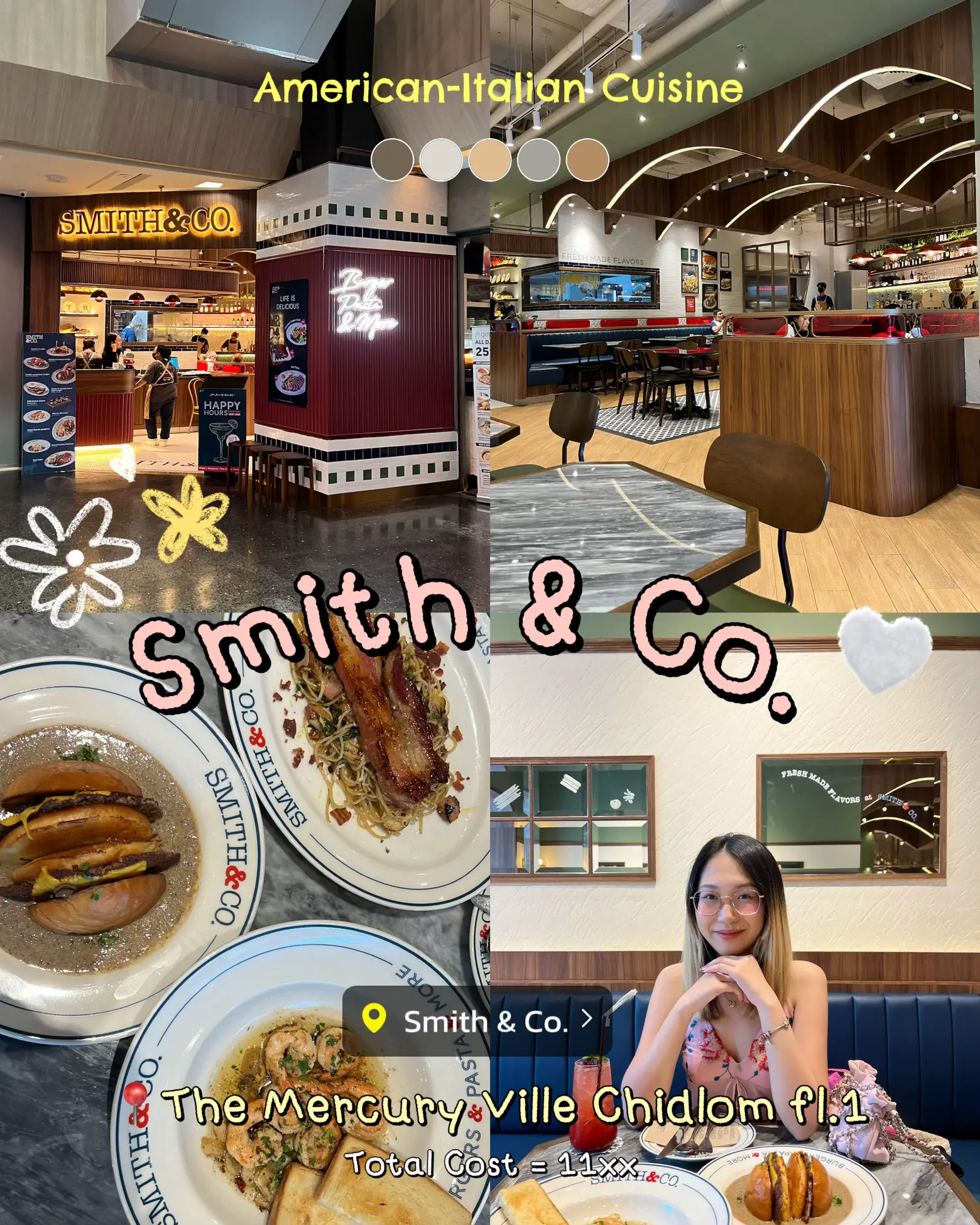 ร้านอาหารหรู ราคาน่ารัก ใจกลางเมือง Smith&Co. | แกลเลอรีที่โพสต์โดย Come with Mhee | Lemon8