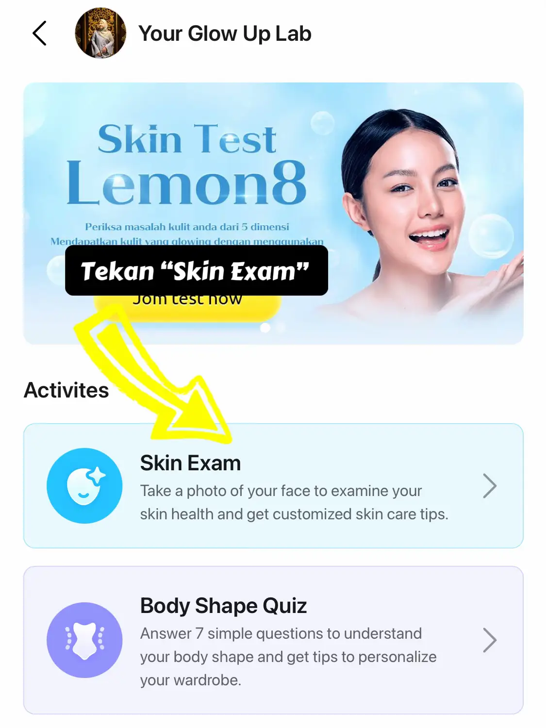 Jom Cuba Skin Check 🥰 Apps Lemon8 🍋 | แกลเลอรีที่โพสต์โดย Nurul Huda | Lemon8