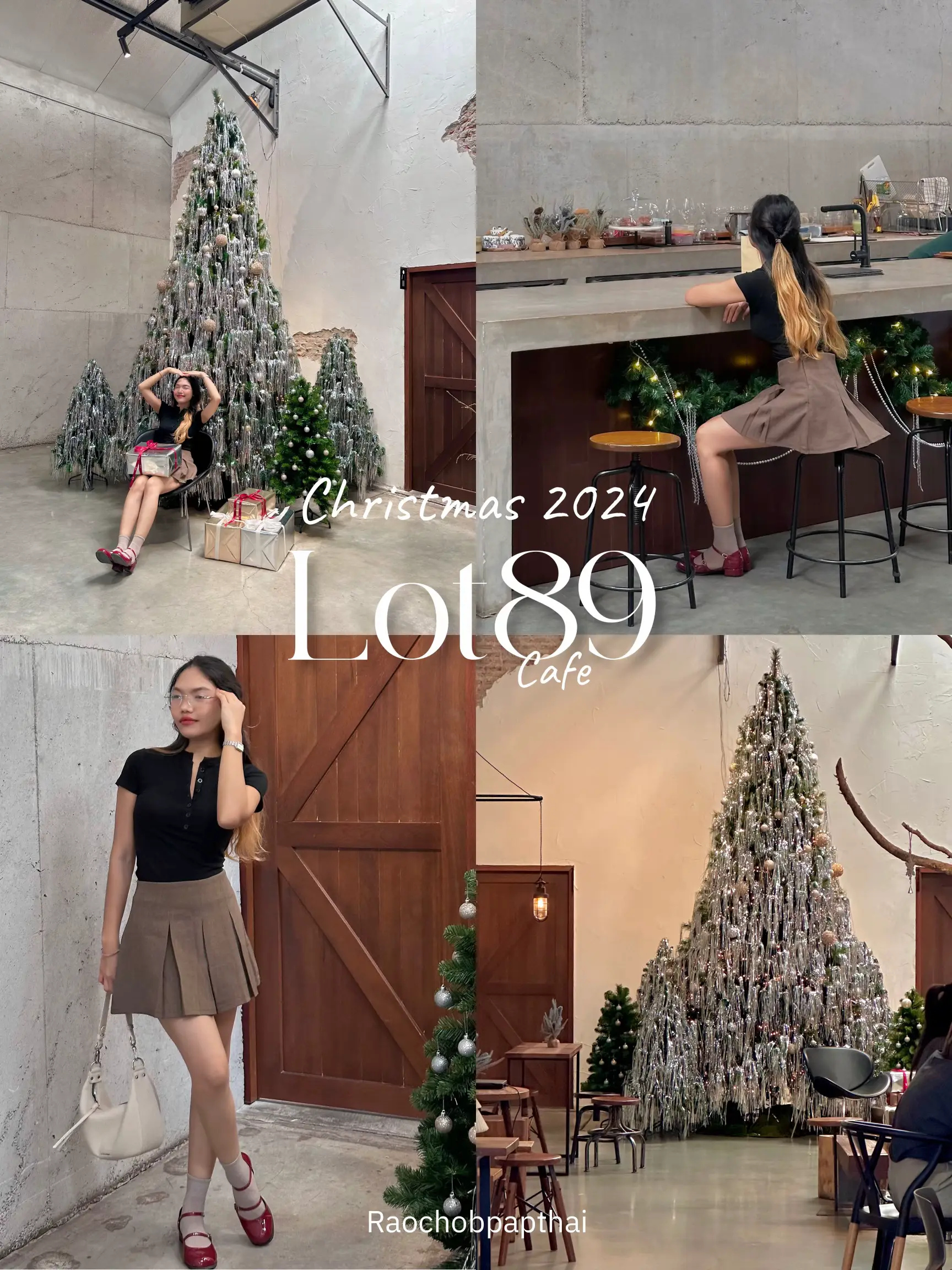 คริสต์มาส 2024 ปีนี้ ไปถ่ายรูปที่ LOT89 คาเฟ่ระยองกัน! | แกลเลอรีที่โพสต์โดย Raochobpapthai | Lemon8