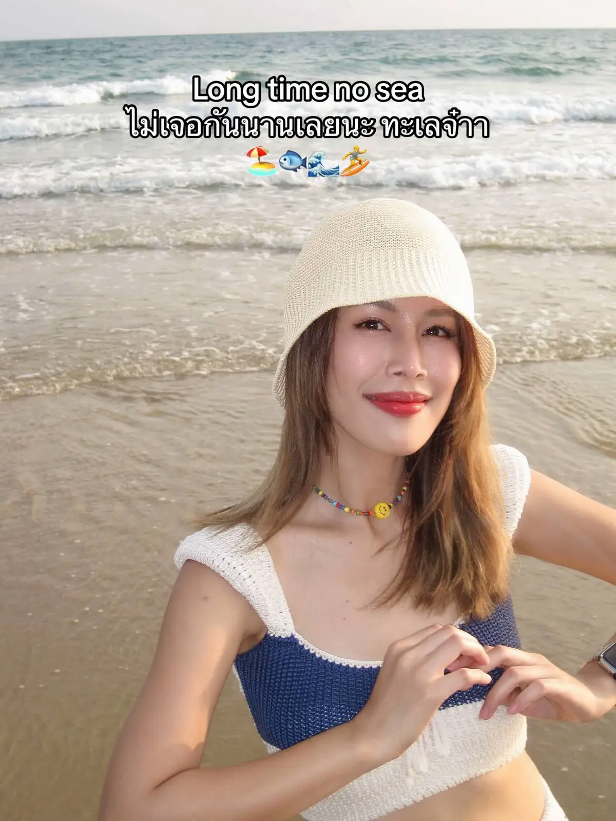 แจกแคปชั่นเที่ยวทะเล TH EN 🌅👙🏖️ | แกลเลอรีที่โพสต์โดย Tontaey Story | Lemon8