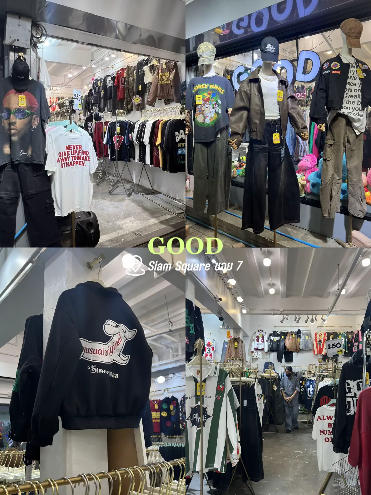 เซฟลิสต์! ร้านเสื้อผ้าสายเกาใน Siam Square | แกลเลอรีที่โพสต์โดย Knottfdg | Lemon8