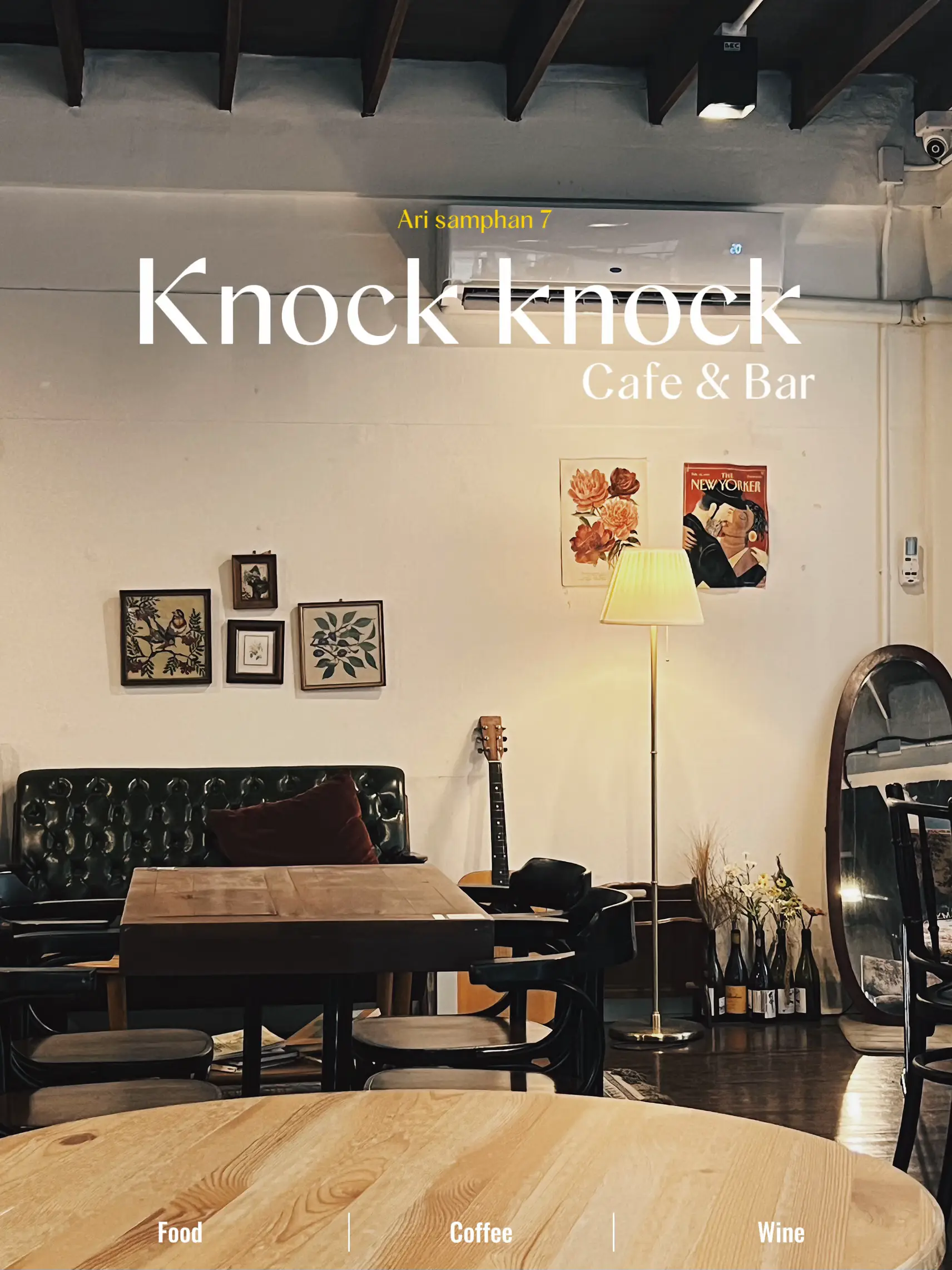 Knock knock cafe and bar ครบจบในร้านเดียว | แกลเลอรีที่โพสต์โดย เบลบอกต่อ🌷 | Lemon8