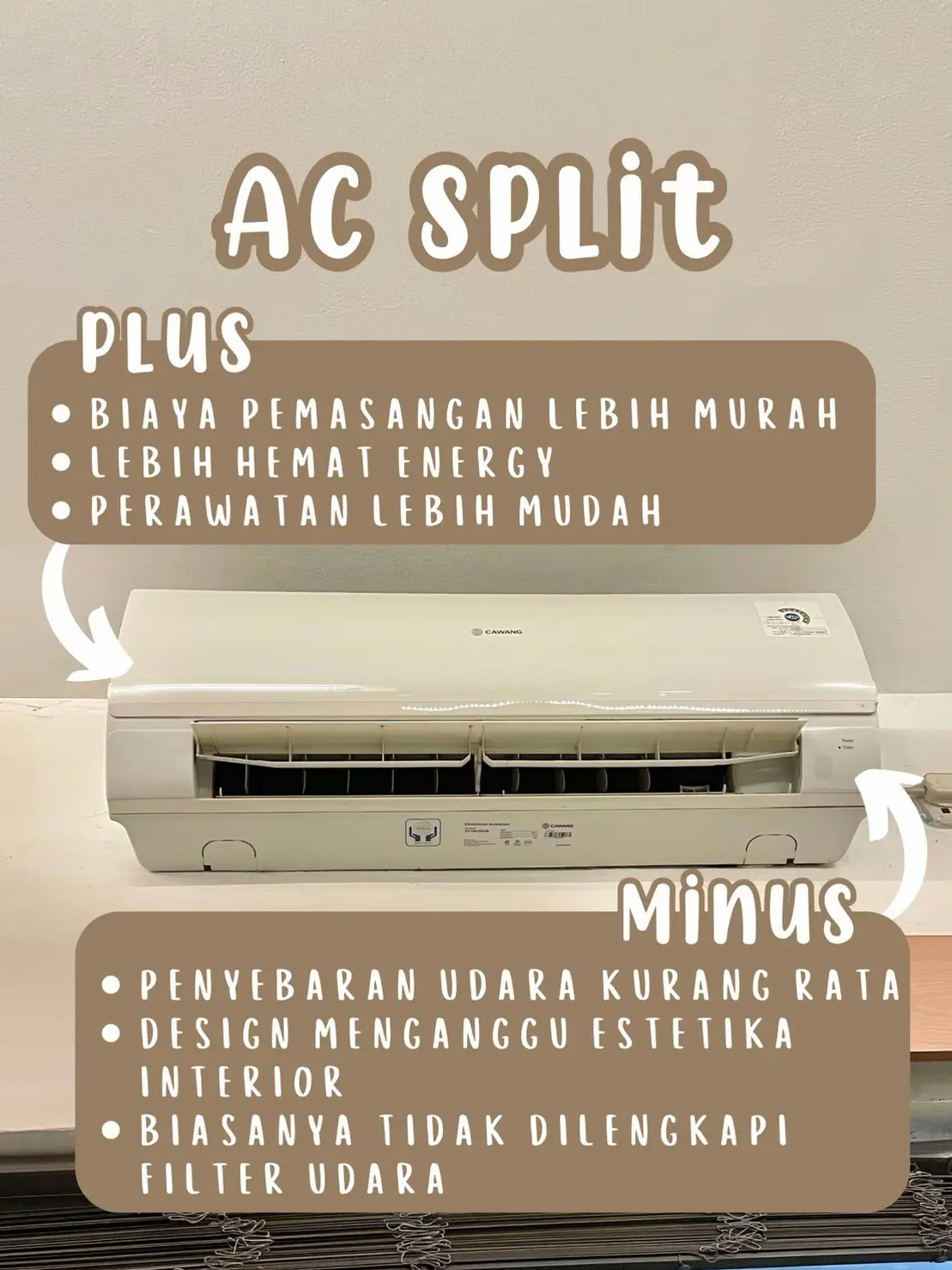 PERBEDAAN AC CENTRAL & AC SPLIT👌🏼 MENDING YG MANA? | Galeri diposting ...