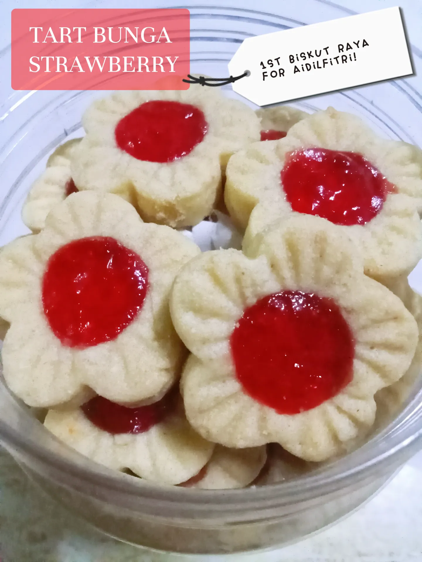 1ST BISKUT RAYA FOR AIDILFITRI!🍪🍓 | Galeri disiarkan oleh FightFor48kg💪 ...