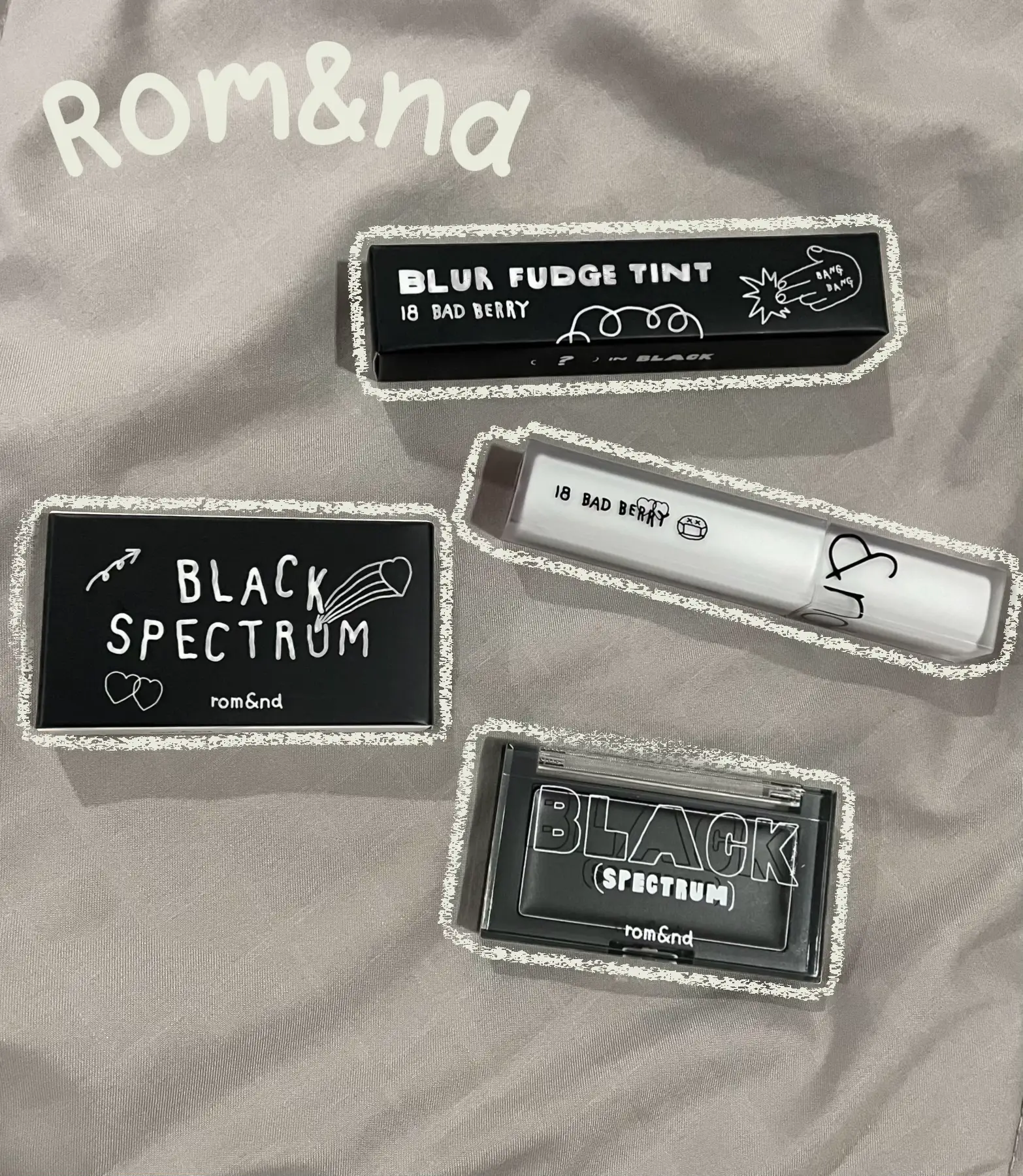 Rom&nd x Inapsquare คอลเลกชั่นใหม่ล่าสุด!! | แกลเลอรีที่โพสต์โดย TT | Lemon8