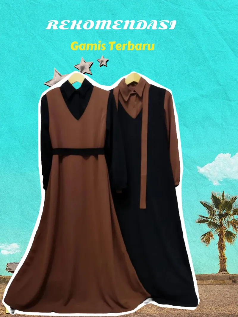 Rekomendasi Gamis Terbaru di Shoppe Murah 🥰 | Galeri diposting oleh ...