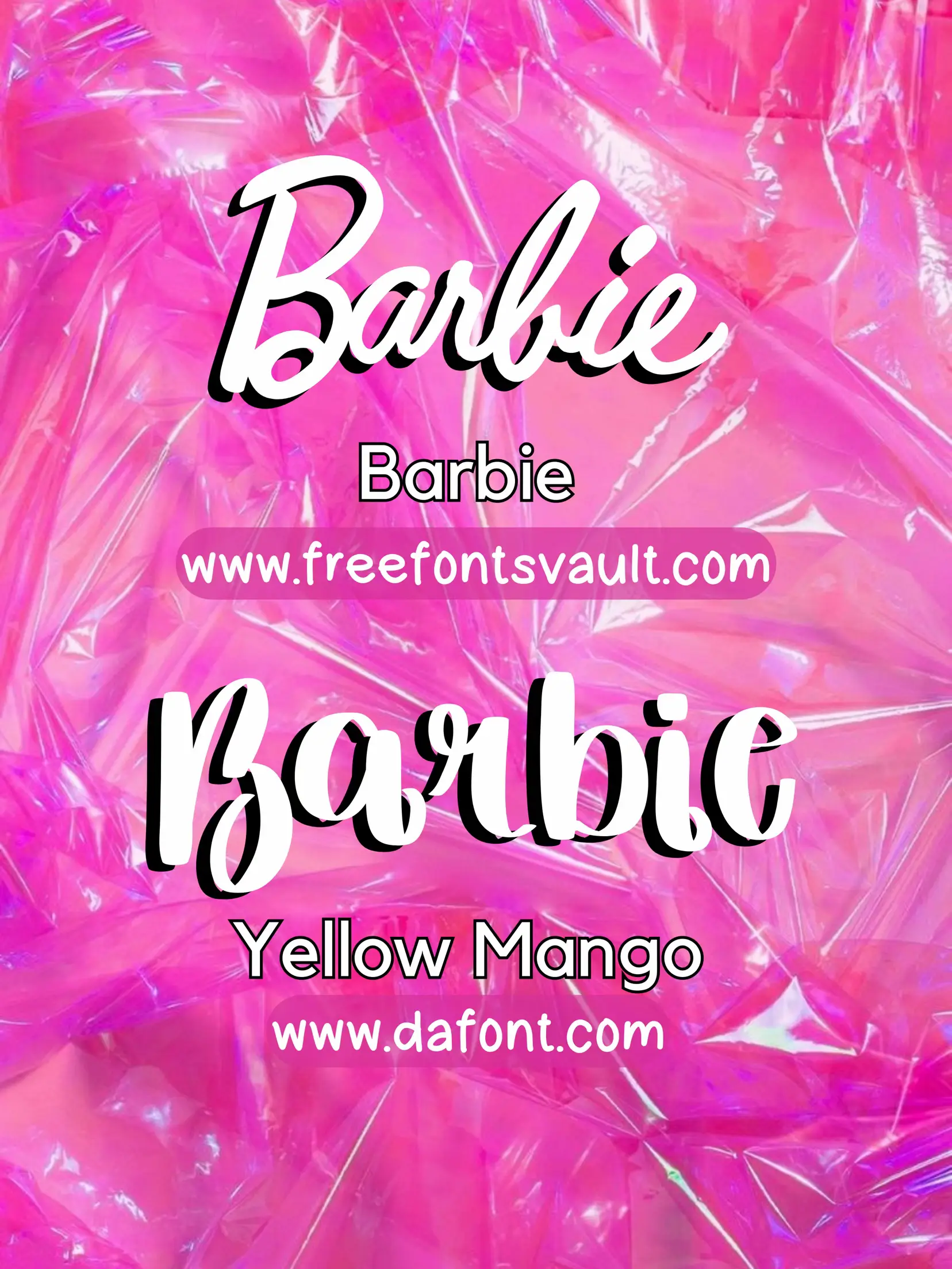 10 FONT EDISI BARBIE 💖 | Galeri diposting oleh Fany W | Lemon8
