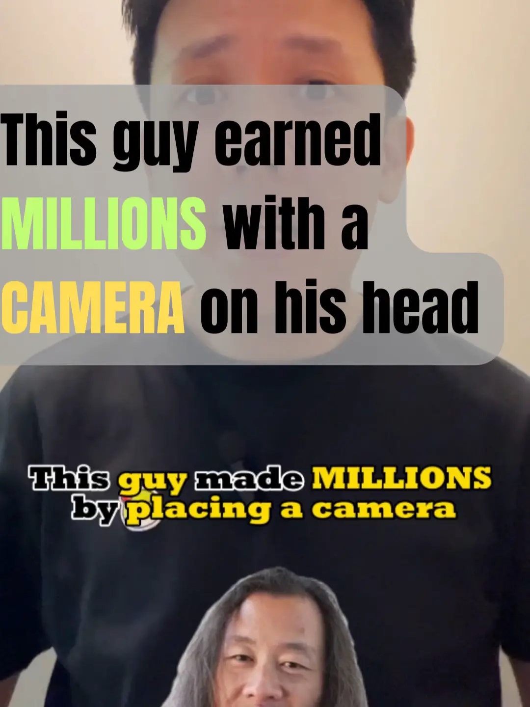 This guy earned MILLIONS with a CAMERA on his head | Video published by Coachnicluo | Lemon8