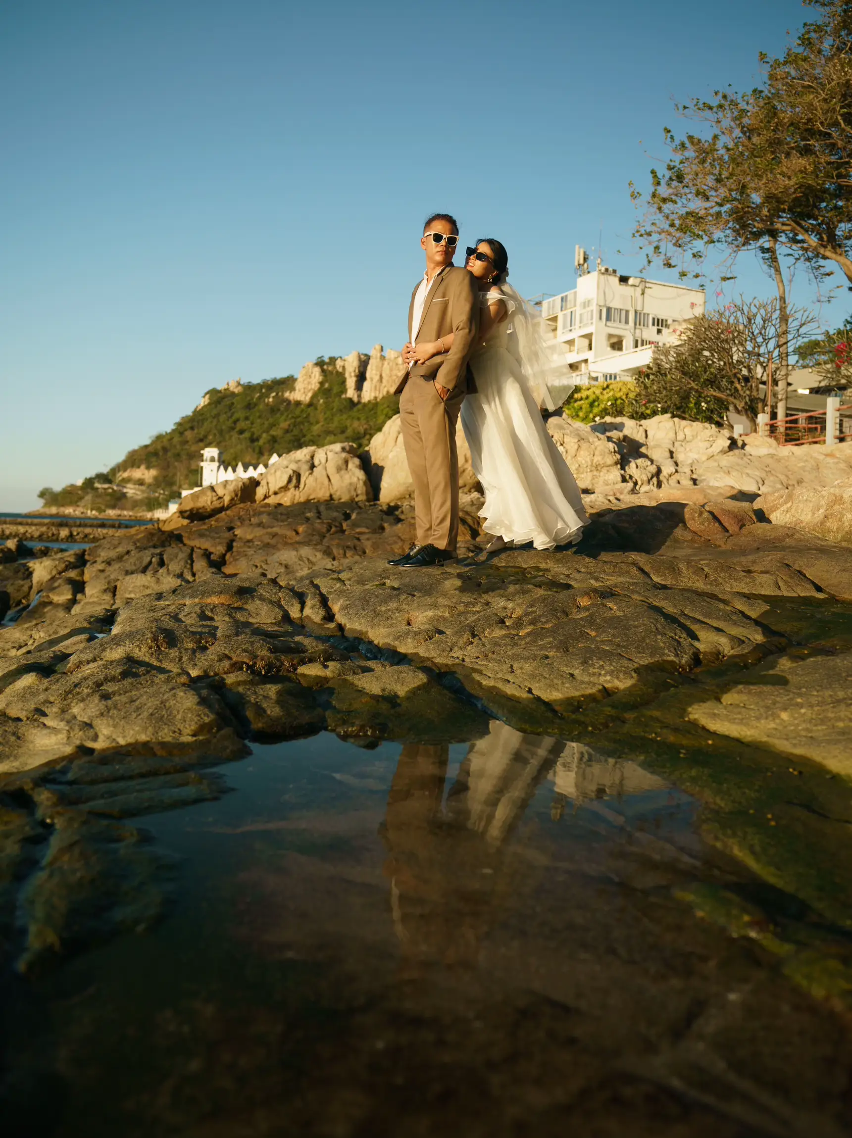 พรีเวดดิ้ง ทะเลบางแสนกับแดดบ่ายๆ สาวอวบ🍋🏝 | แกลเลอรีที่โพสต์โดย Chommi-lemon | Lemon8