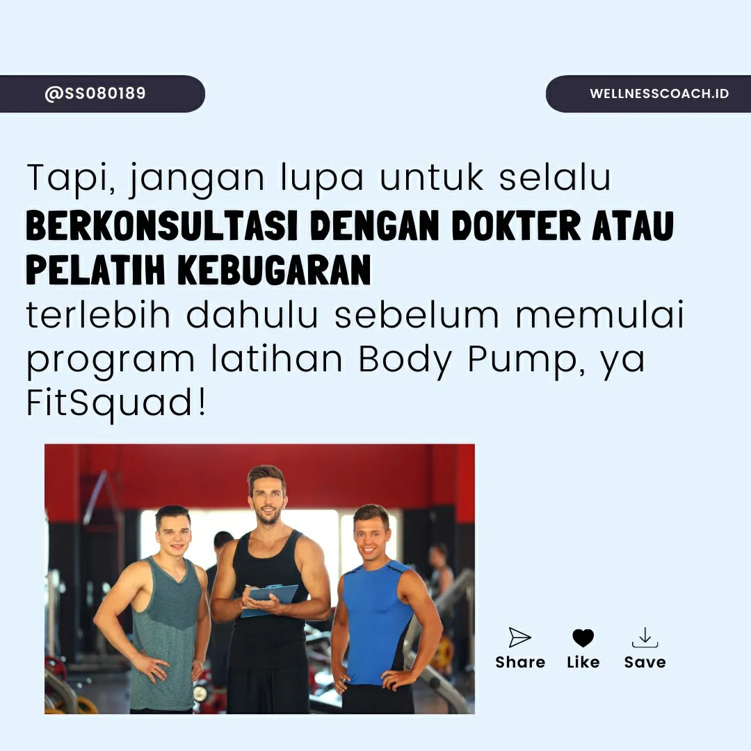Kenali Manfaat Body Pump Untuk Tubuh Kita! | Gallery posted by WellnessCoachId | Lemon8
