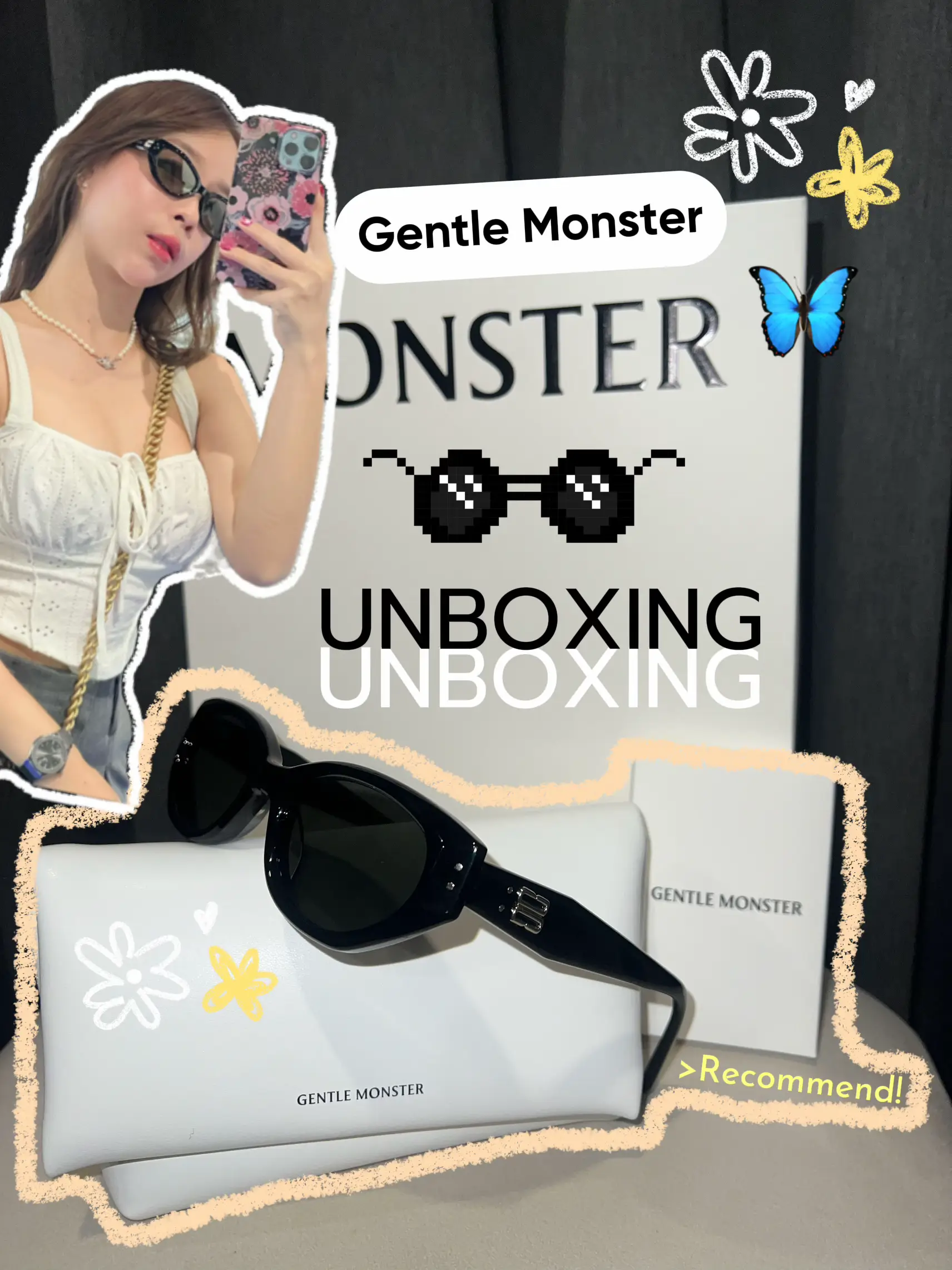 Gentle Monster | Unboxing 🕶️ | แกลเลอรีที่โพสต์โดย คิตตี้ไดอารี่🪽 | Lemon8