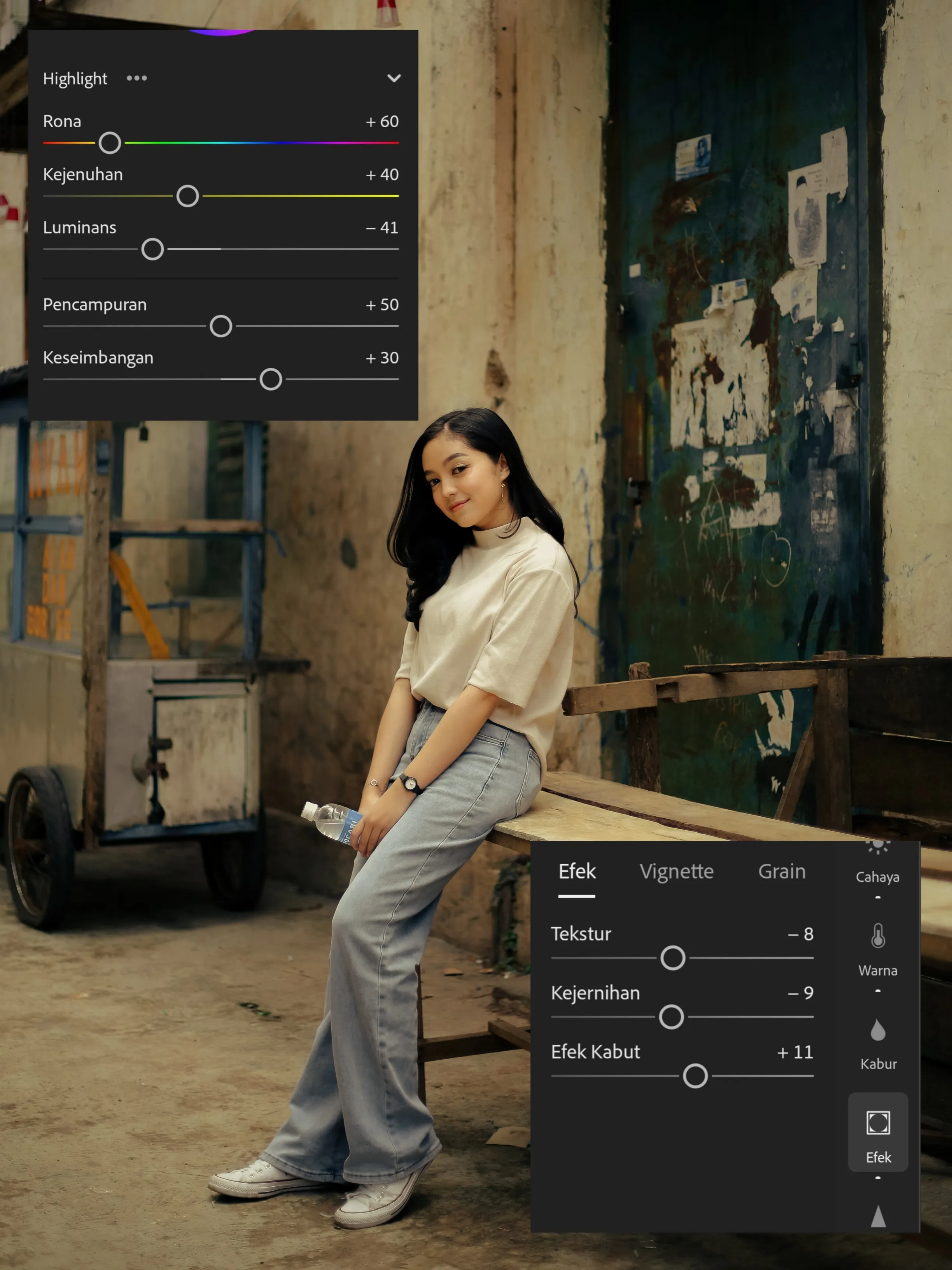 Edit Foto Aesthetic, Vintage Cinema Glow Lightroom | Galeri diposting oleh The Way Labs | Lemon8