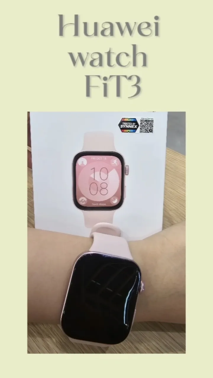 Huawei watch fit3 | วิดีโอที่เผยแพร่โดย exia_silvate | Lemon8