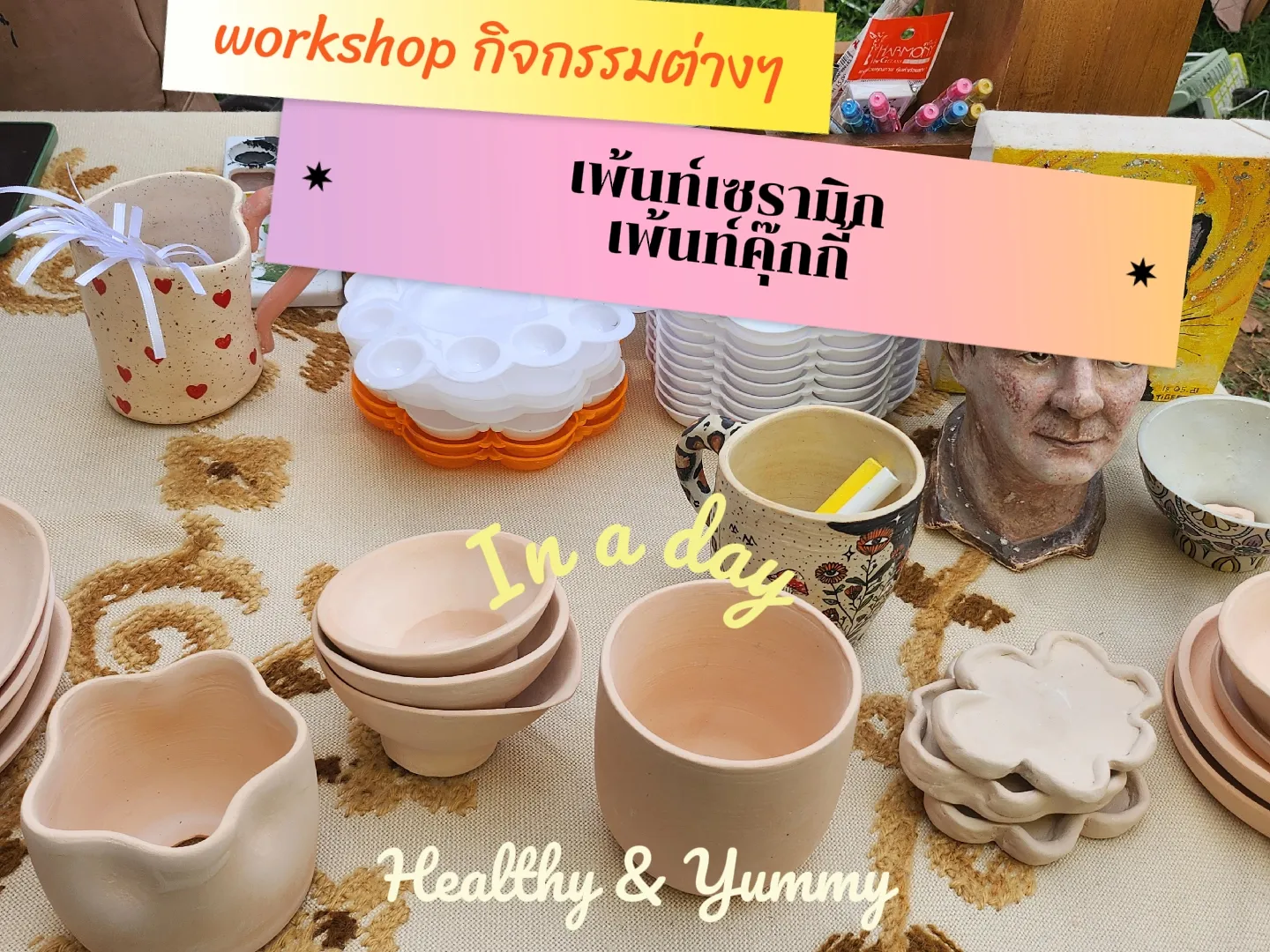 Cafe/Workshop ดอกไม้ประตูแจกัน วิลเลจ นนทบุรี🍋 | แกลเลอรีที่โพสต์โดย Neptune moon | Lemon8