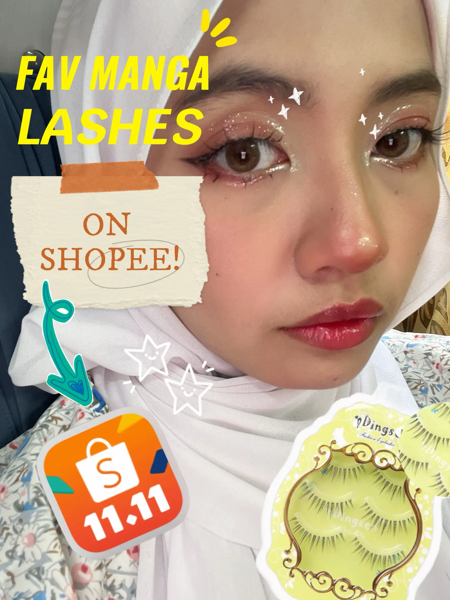 Fav manga lashes under RM5 on shopee! 👁️ | Galeri disiarkan oleh helena💫 | Lemon8