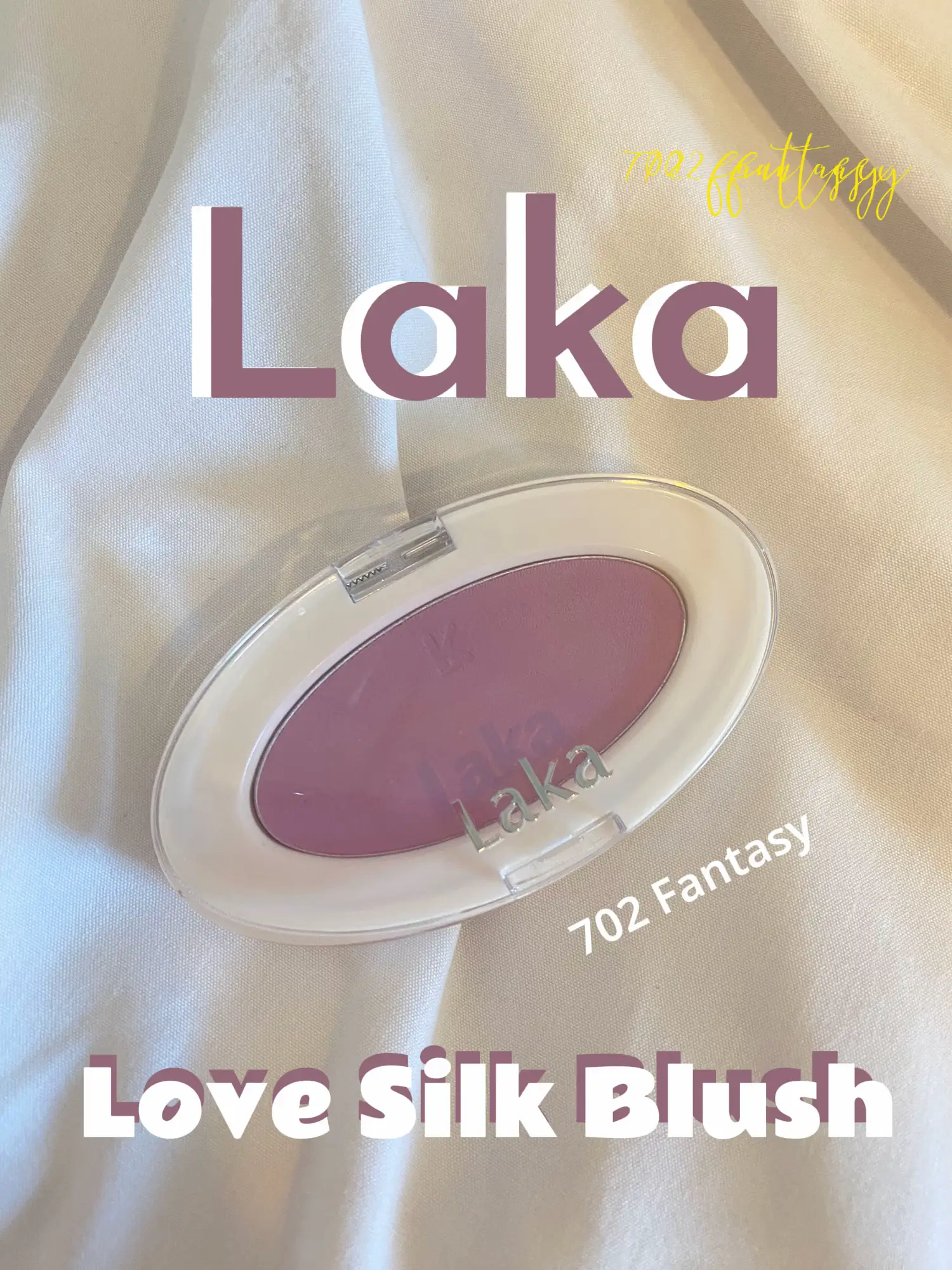 บลัชม่วง Laka Love Silk Blush [702 Fantasy] | แกลเลอรีที่โพสต์โดย PinkPraewww 🌸 | Lemon8