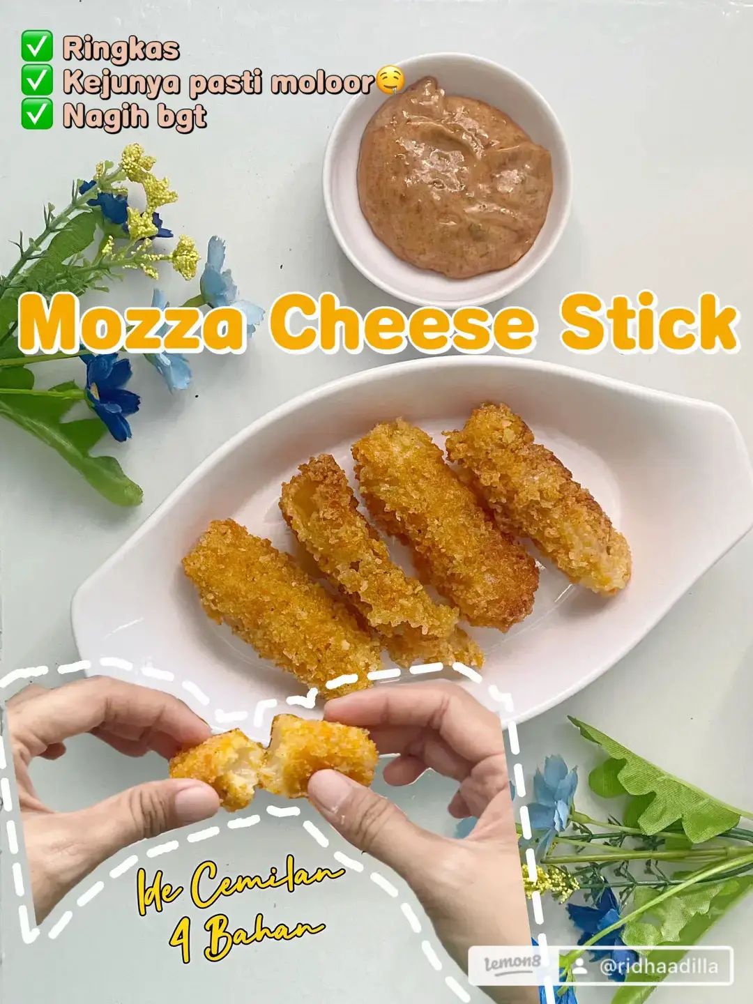 Ide Camilan Simple dari Keju Mozarella🧀 | Gallery posted by Ridha ...