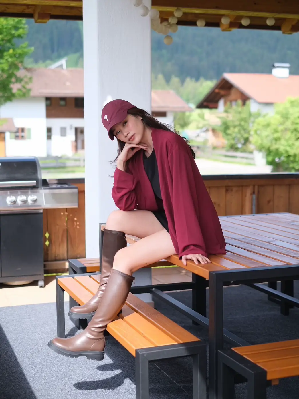แมทช์ชุดไปเที่ยวต่างประเทศ อากาศเย็น เบาๆ กับเสื้อคลุม DAZII | แกลเลอรี ...