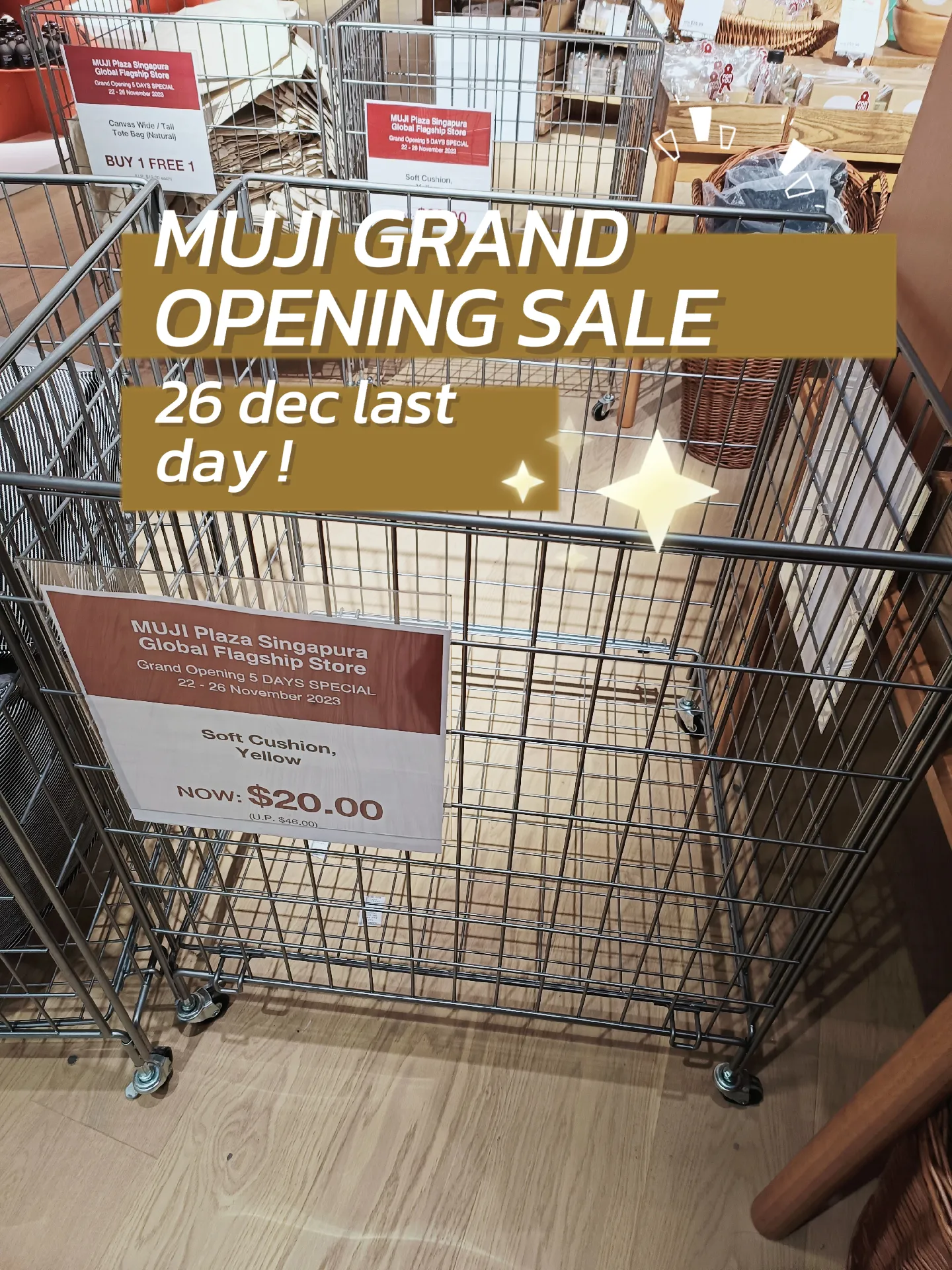 MUJI GRAND OPENING SALE-Plaza Sing | Gallery posted by Zheng family ...